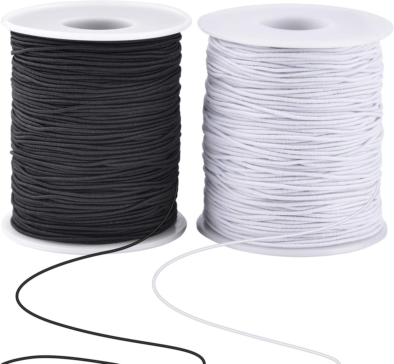 Amazon.com: Zealor 2 Roll 0.8 mm Elastic String Cord Elastic Thread ...