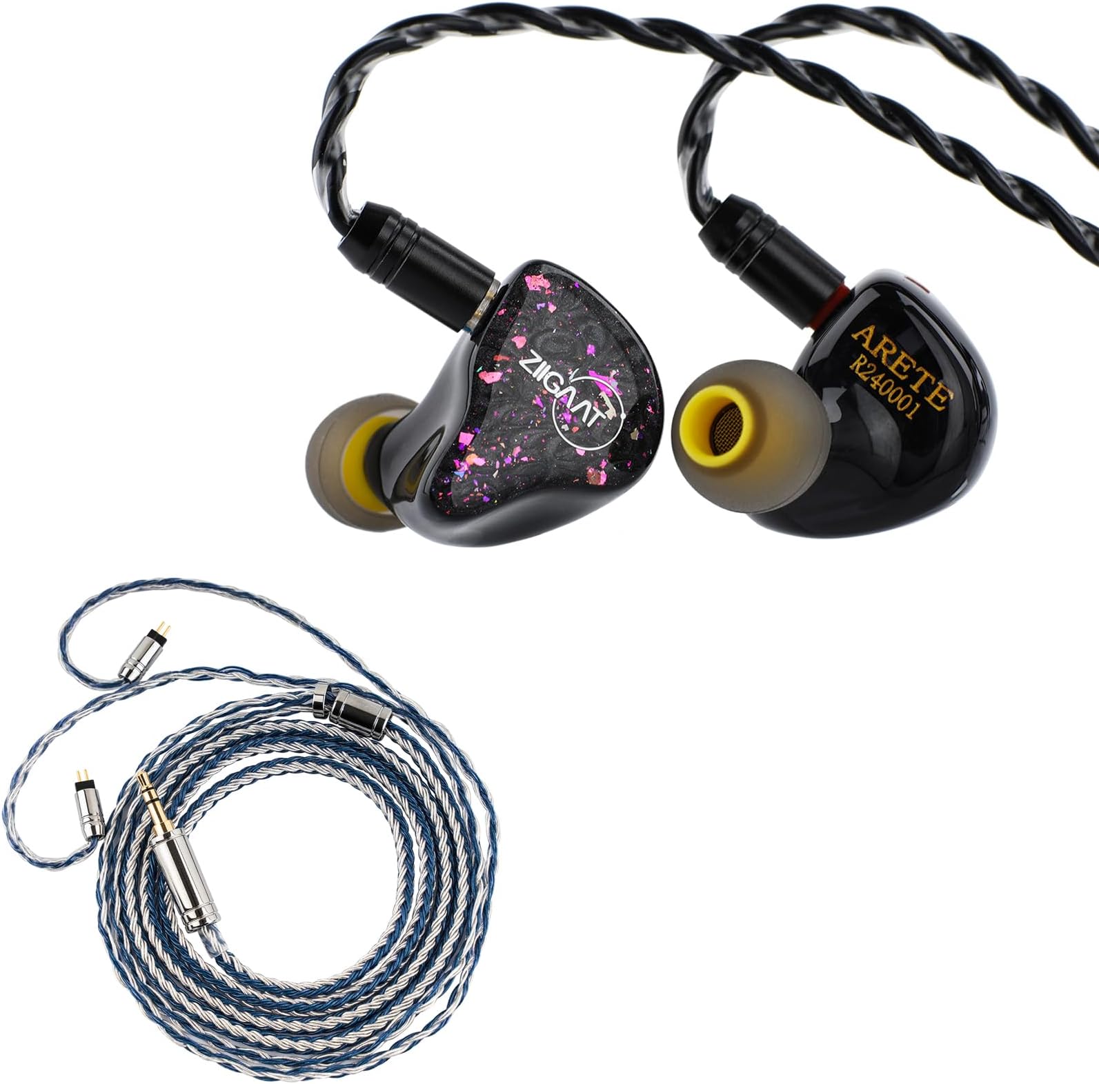 Amazon.com: Linsoul ZiiGaat x Fresh Reviews Arete in Ear Monitor, 1DD ...