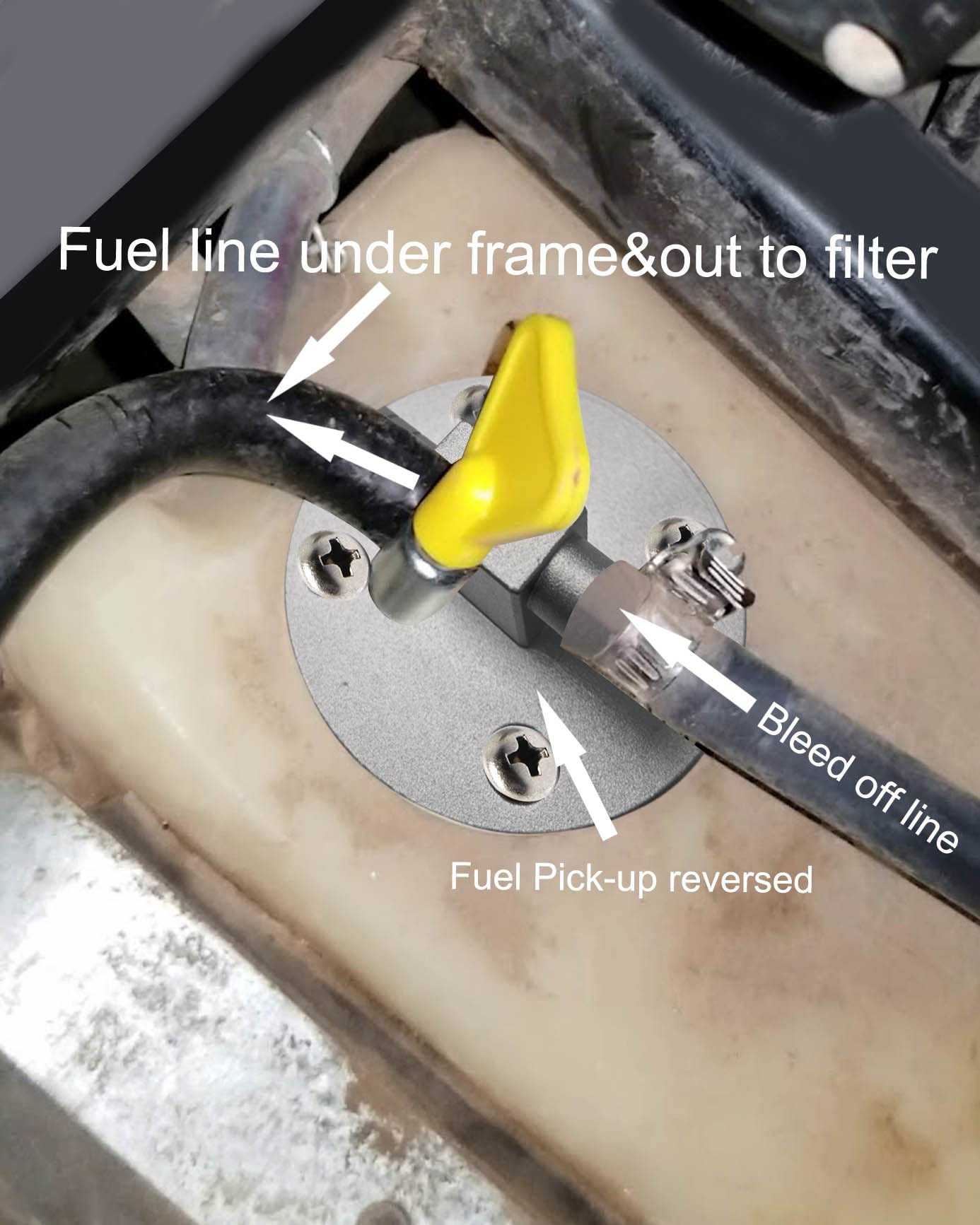 Snapklik.com : Billet Fuel Pickup Gas Pump Tank Compatible