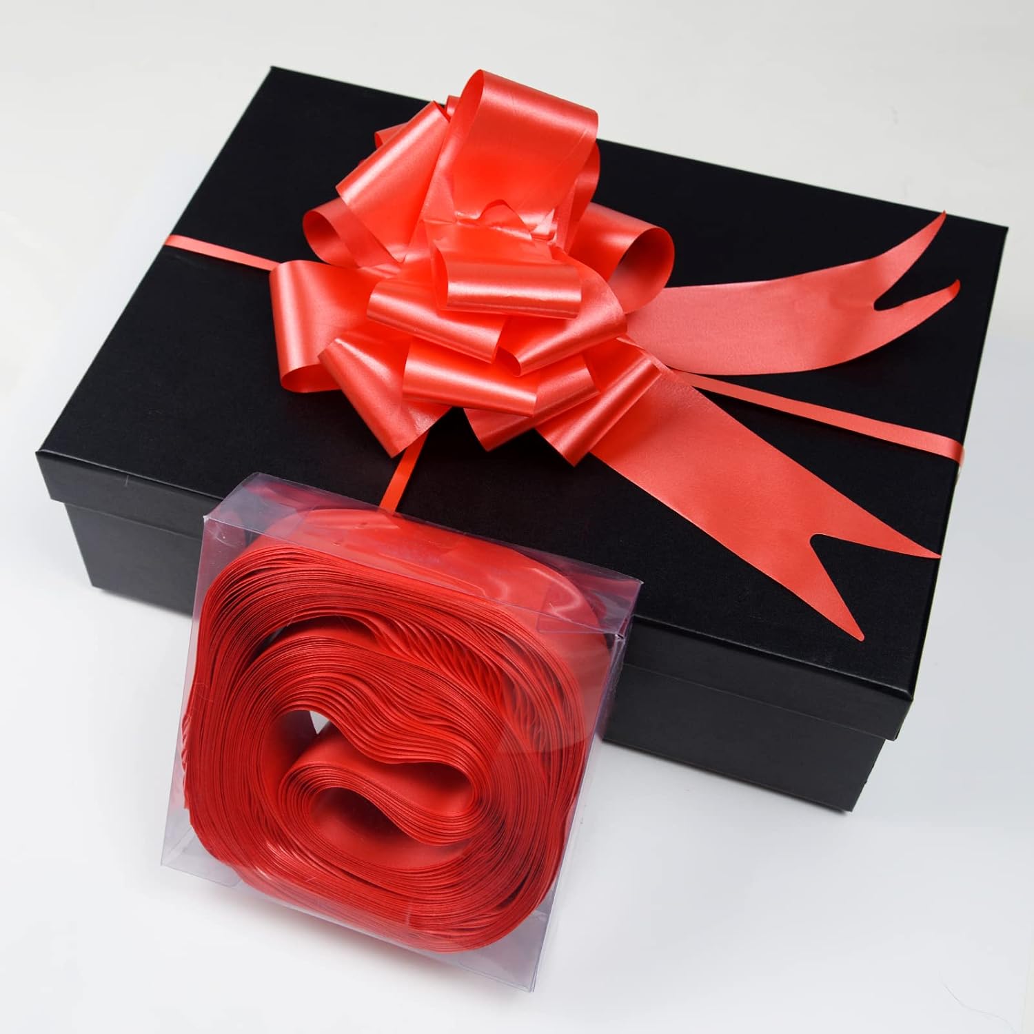 KEYIDO® 20 Pack Red Large Pull Bows for Gift Wrapping, Big Gift ...