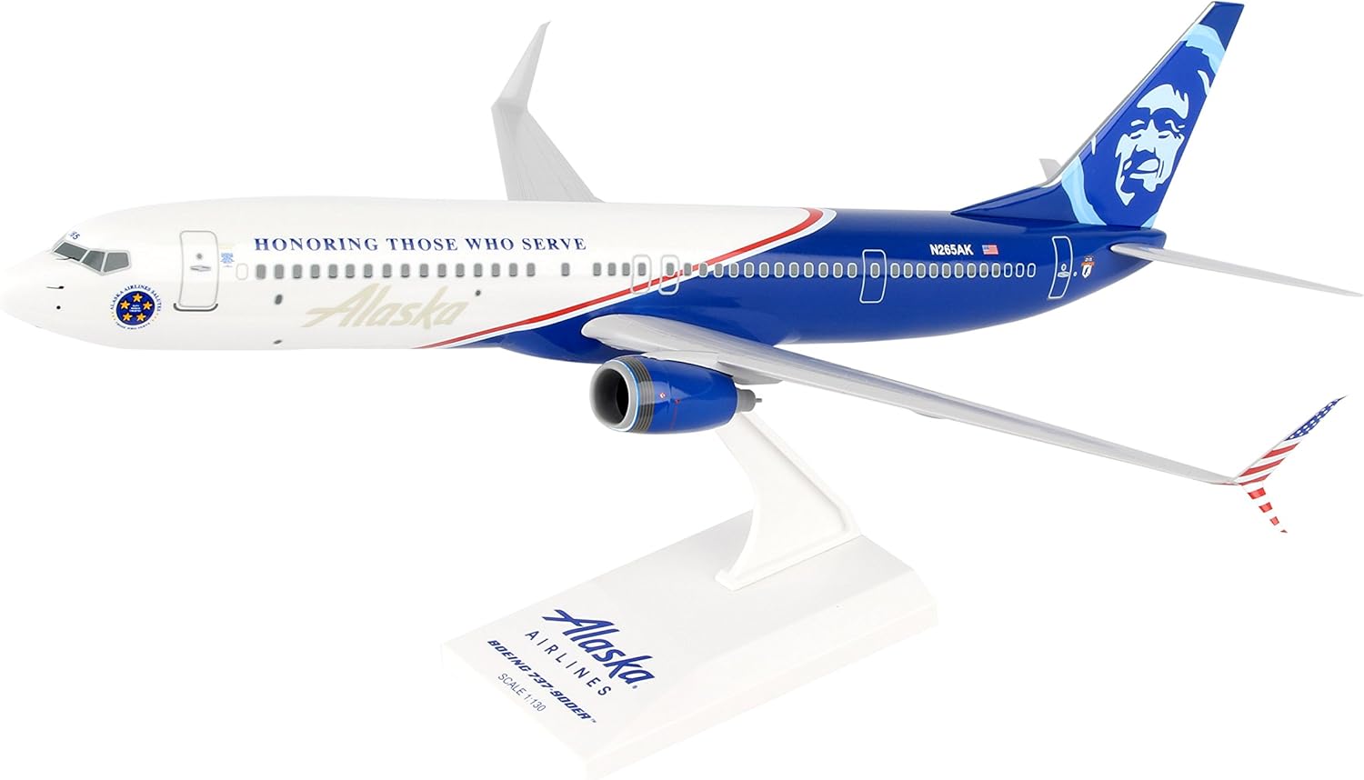 Alaska 737-900 Veterans Plane Model by Daron Nepal | Ubuy