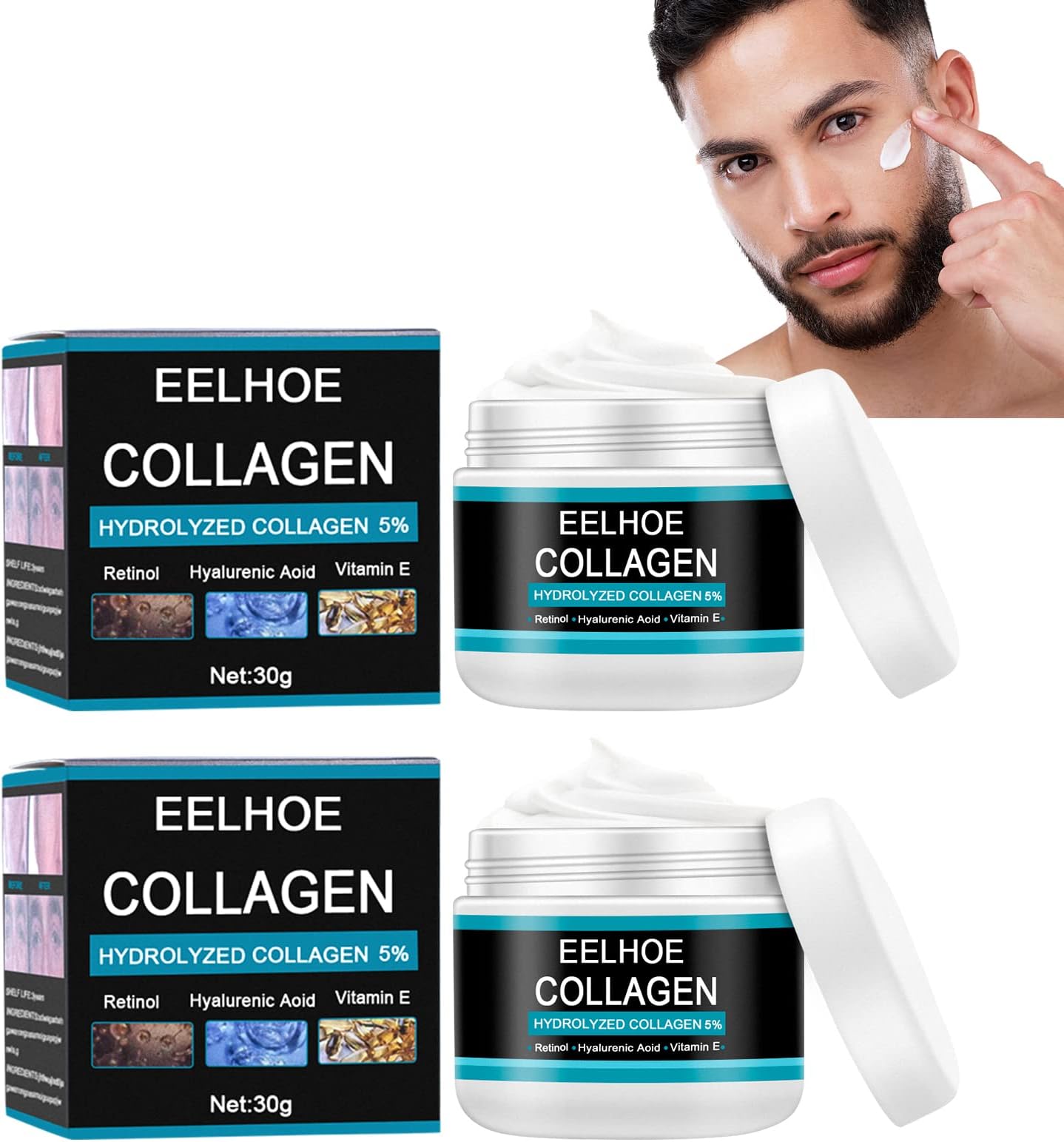 Amazon.com: Men's Face Cream Moisturizer - Anti-Aging Cream For Men ...