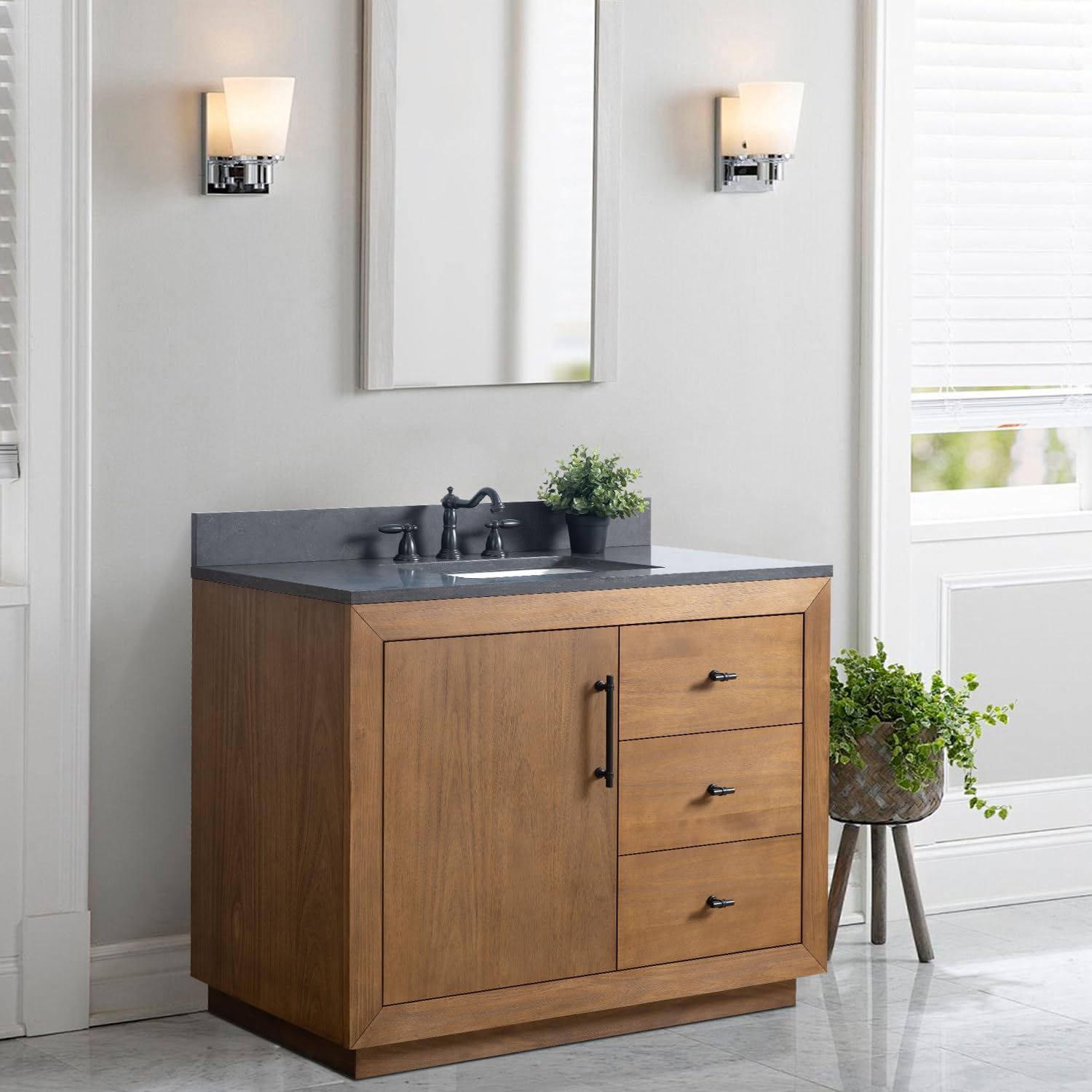 42 Bathroom Vanity Tuscany 42" Country Chic Bathroom Vanity With