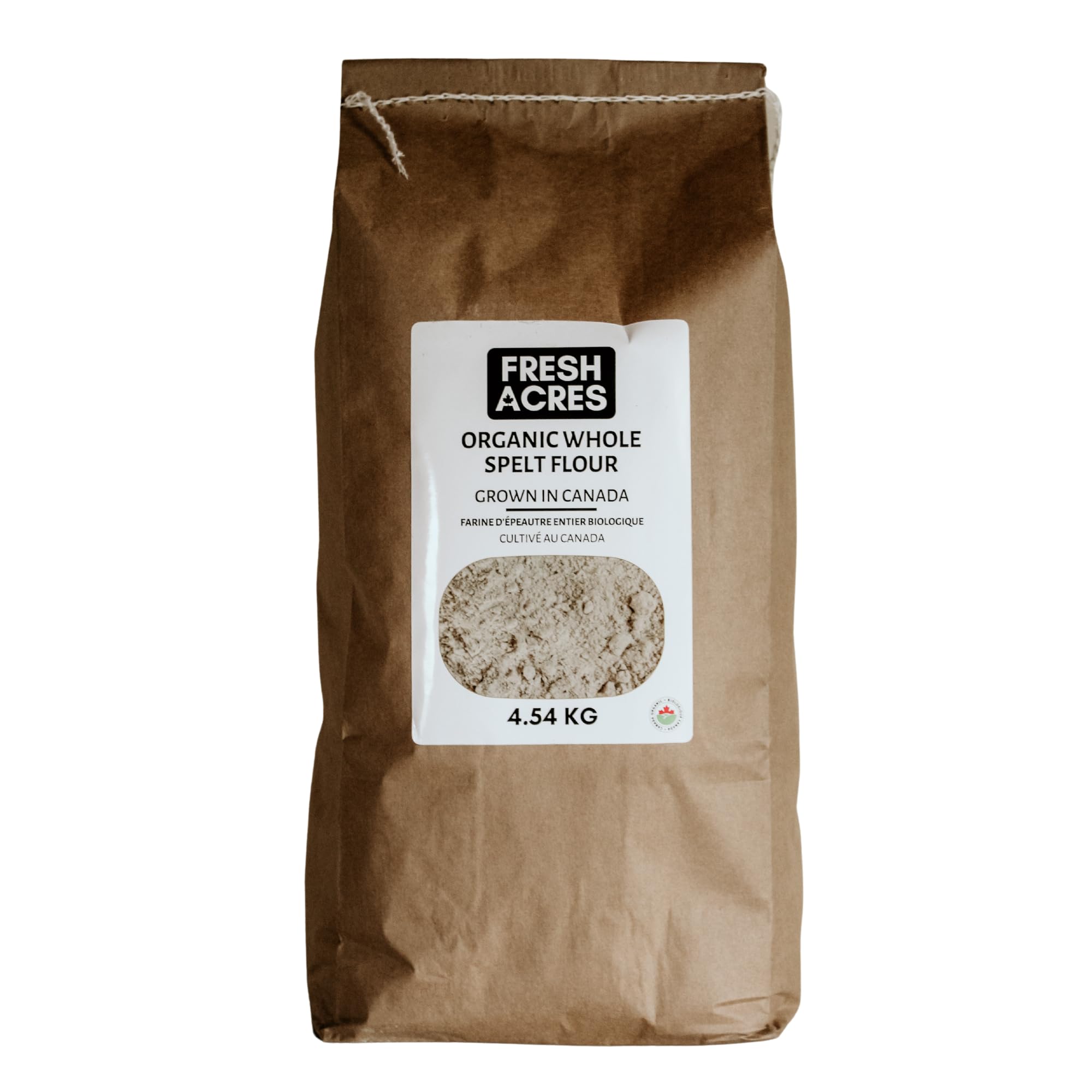 Organic Whole Grain Spelt Flour Canadian Grown Bulk Dry 4.54 Kg Fresh ...