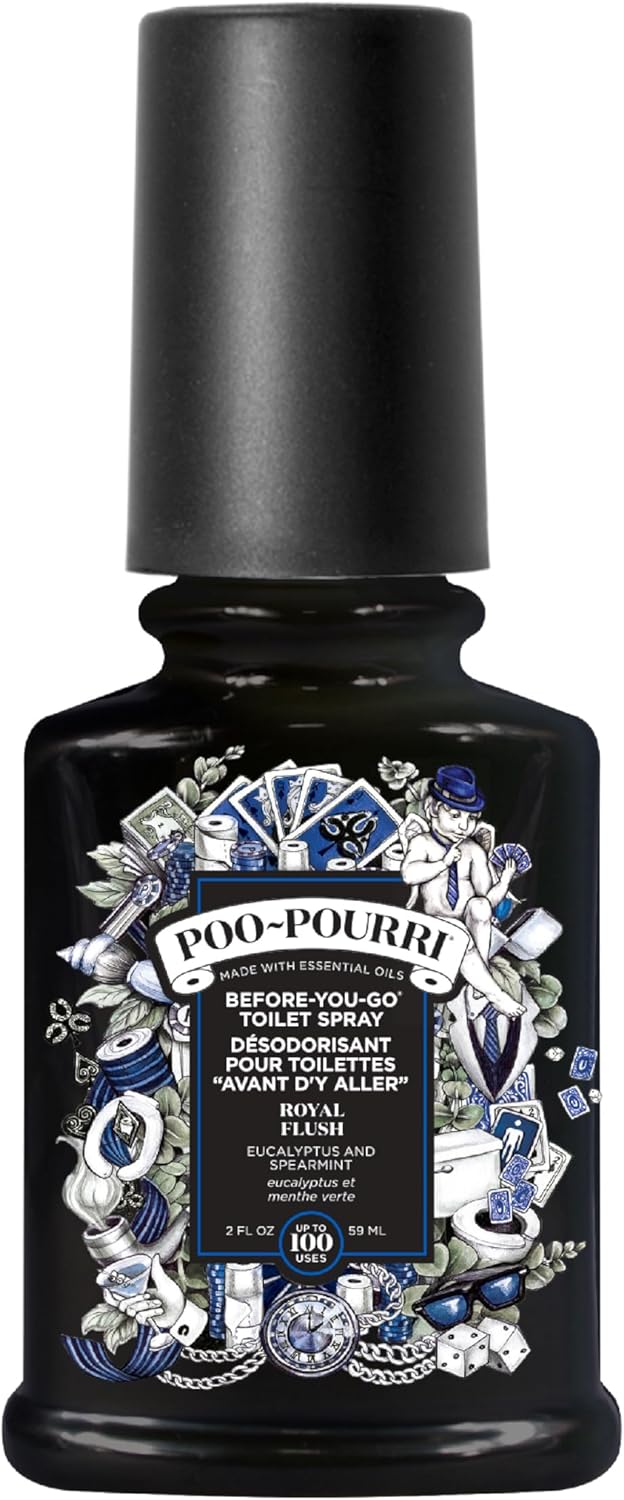 Poo Pourri Royal Flush, Before-You-Go Toilet Spray, Boxed, Bathroom ...