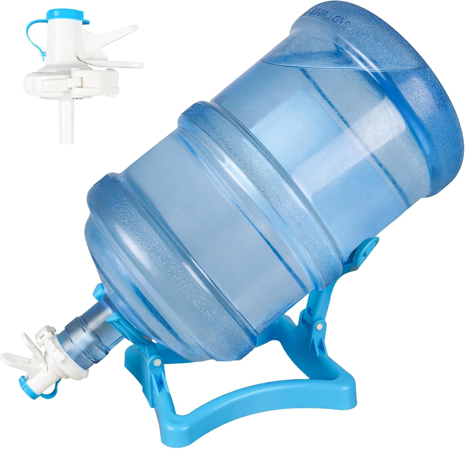 Amazon.com: 5 Gallon Water Jug Holder, Collapsible Water Dispenser ...