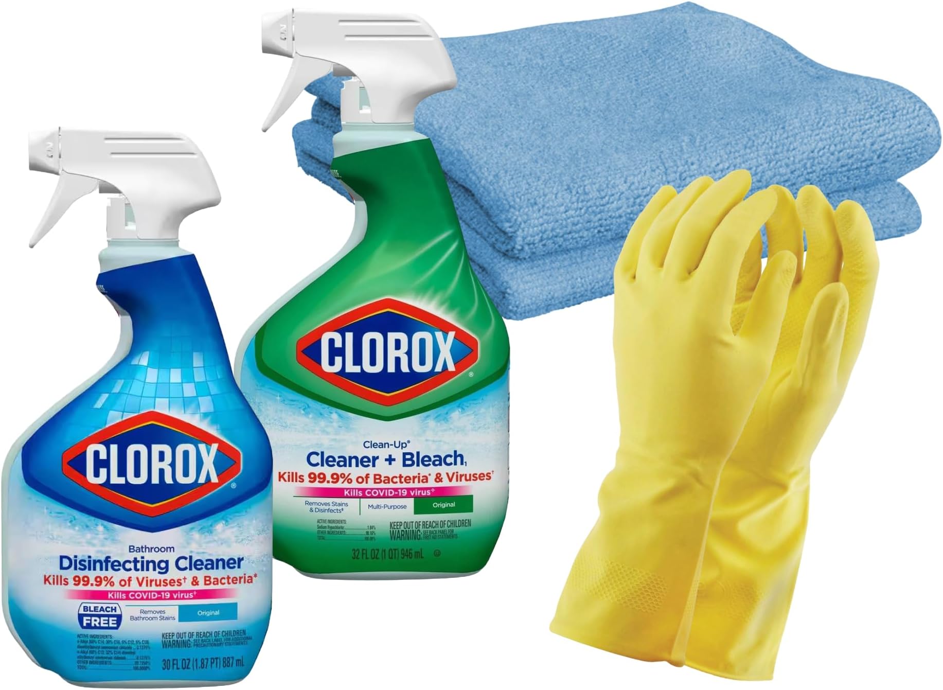 Amazon.com: Clorox Clean-Up Cleaner + Bleach1 Value Pack, Household ...