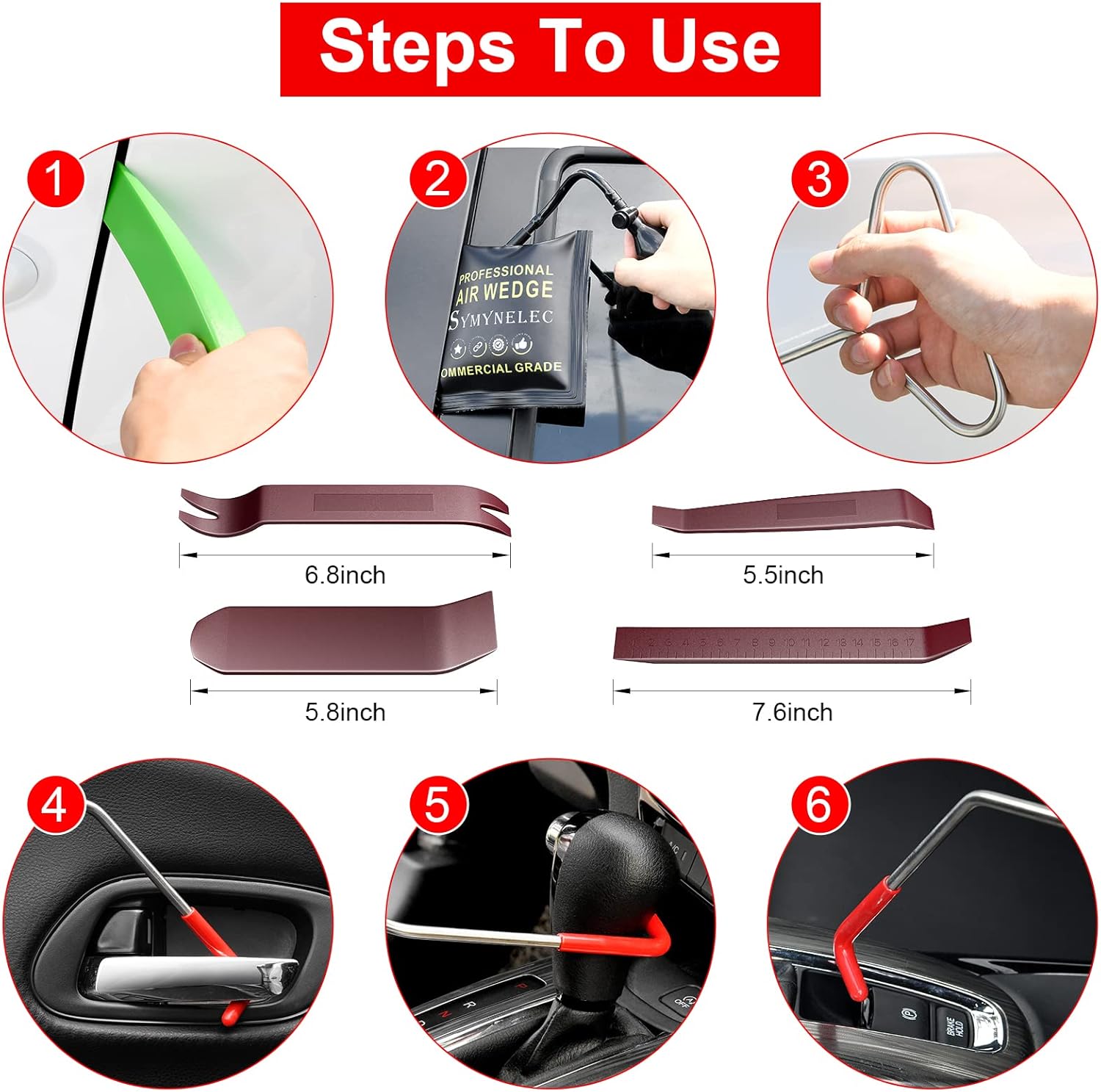 Miebul Kit de herramientas profesionales para el hogar con bomba de ...