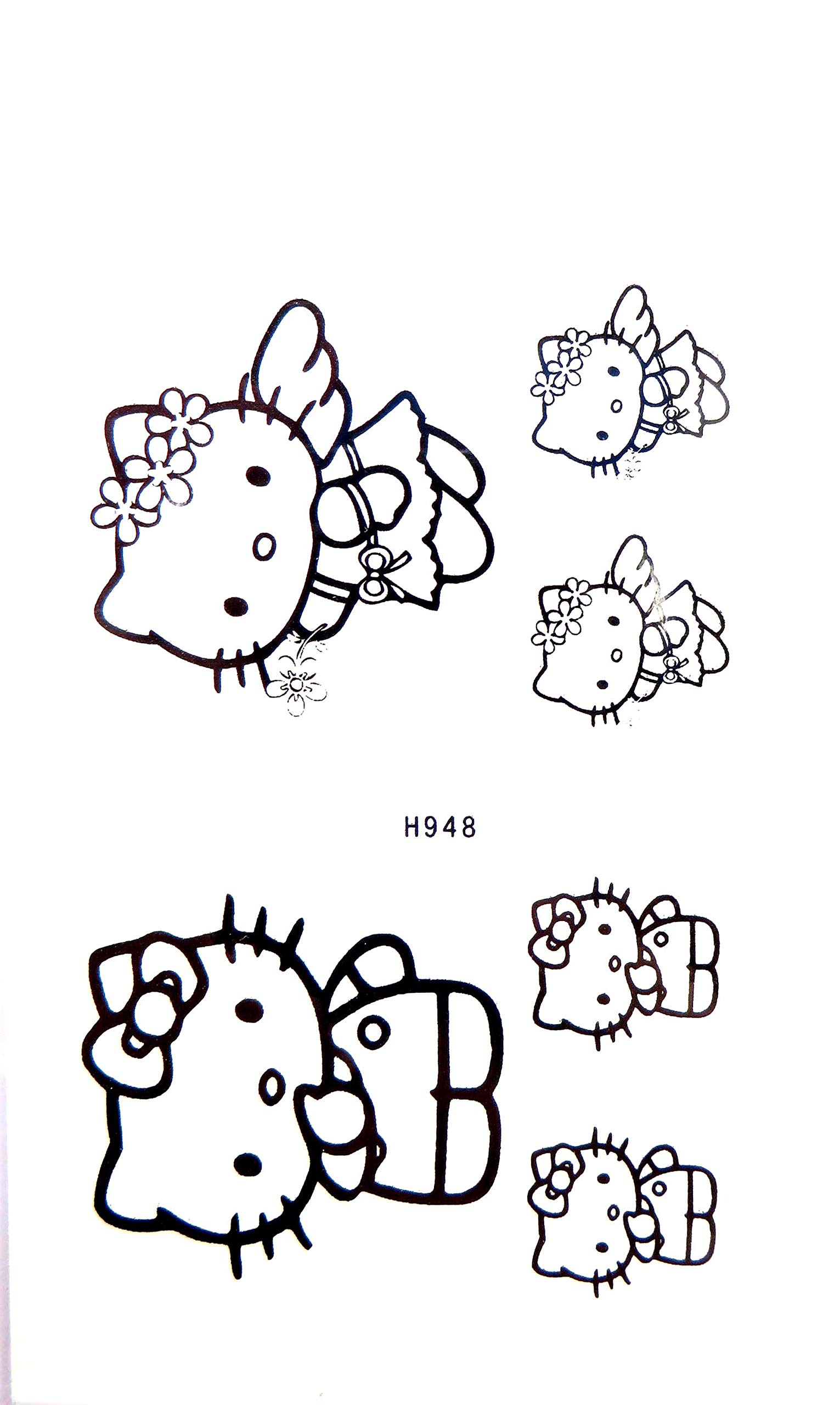 Hello Kitty Body Coloring Pages