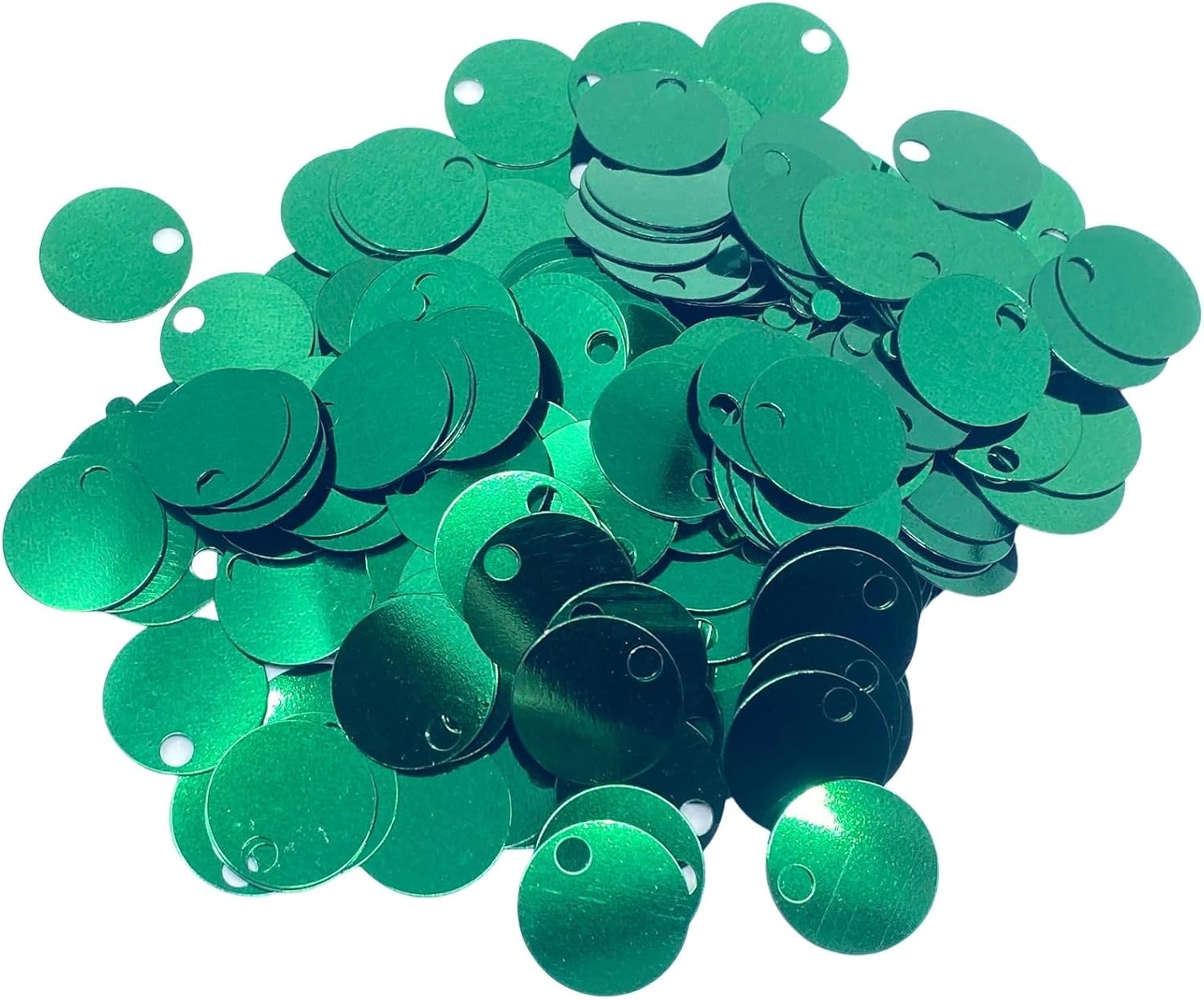 Amazon.com: 20 mm Flat Round Sequin Paillettes, 285 Pcs 20 mm, Hole 4 ...