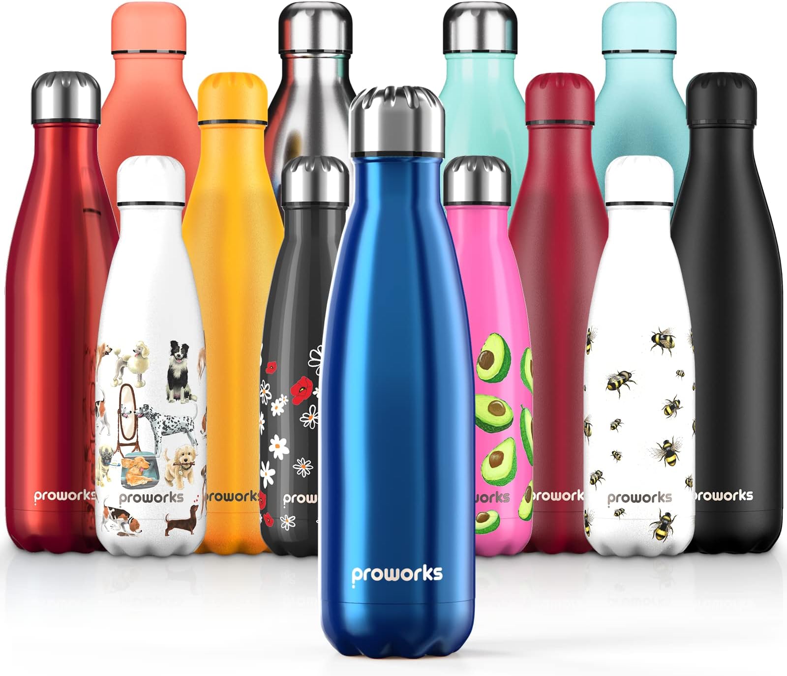 Chilly's Water Bottle - Stainless Steel and Reusable - Leak Proof ...