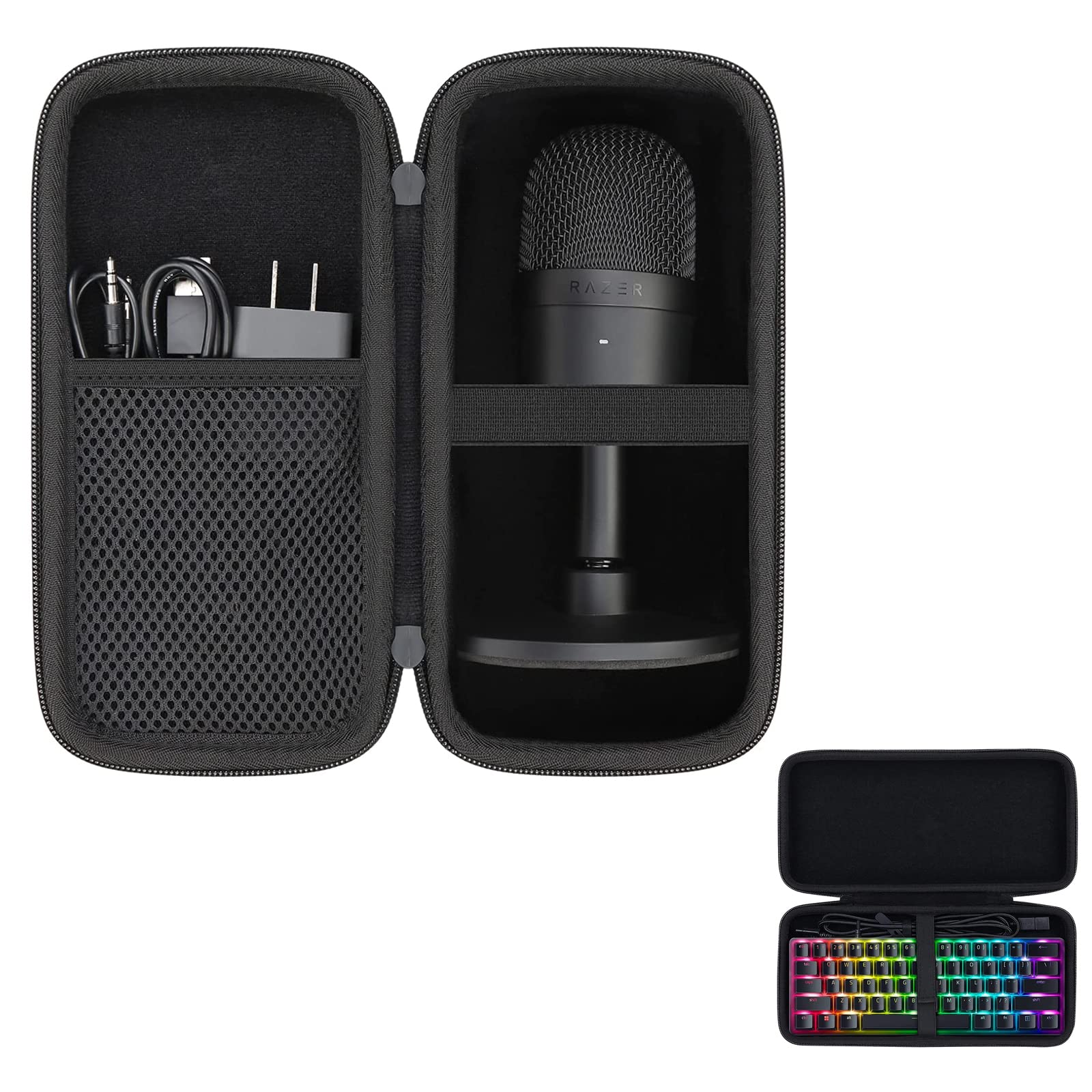 Amazon.com: Case for Razer Seiren Mini Microphone and Huntsman Mini 60% ...