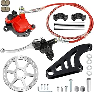 Amazon.com: XIKOBY Upgraded Mini Bike Hydraulic Brake Kit and Rear ...