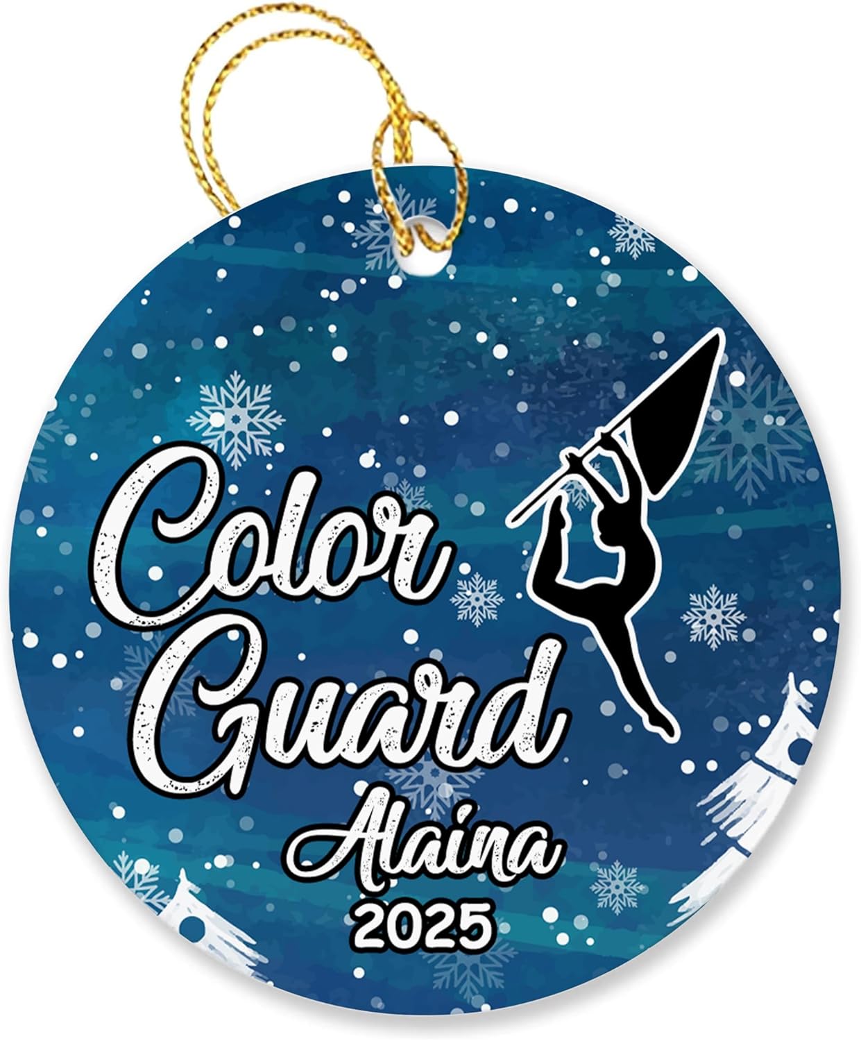 Amazon.com: SODAVA Personalized Color Guard Christmas Ornament – Color ...