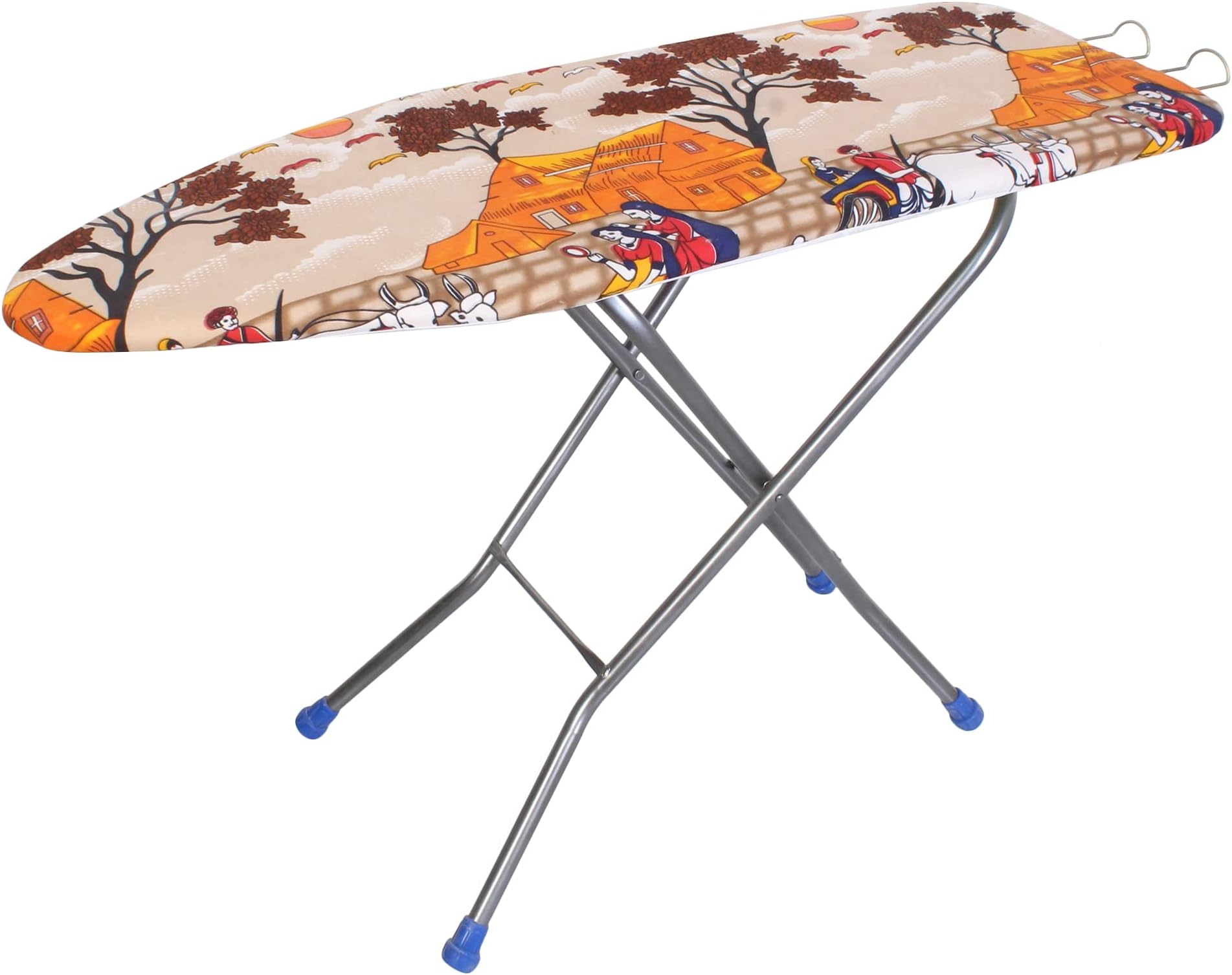 Amazon Brand - Solimo Wooden Ironing Board/Table with Iron Holder ...