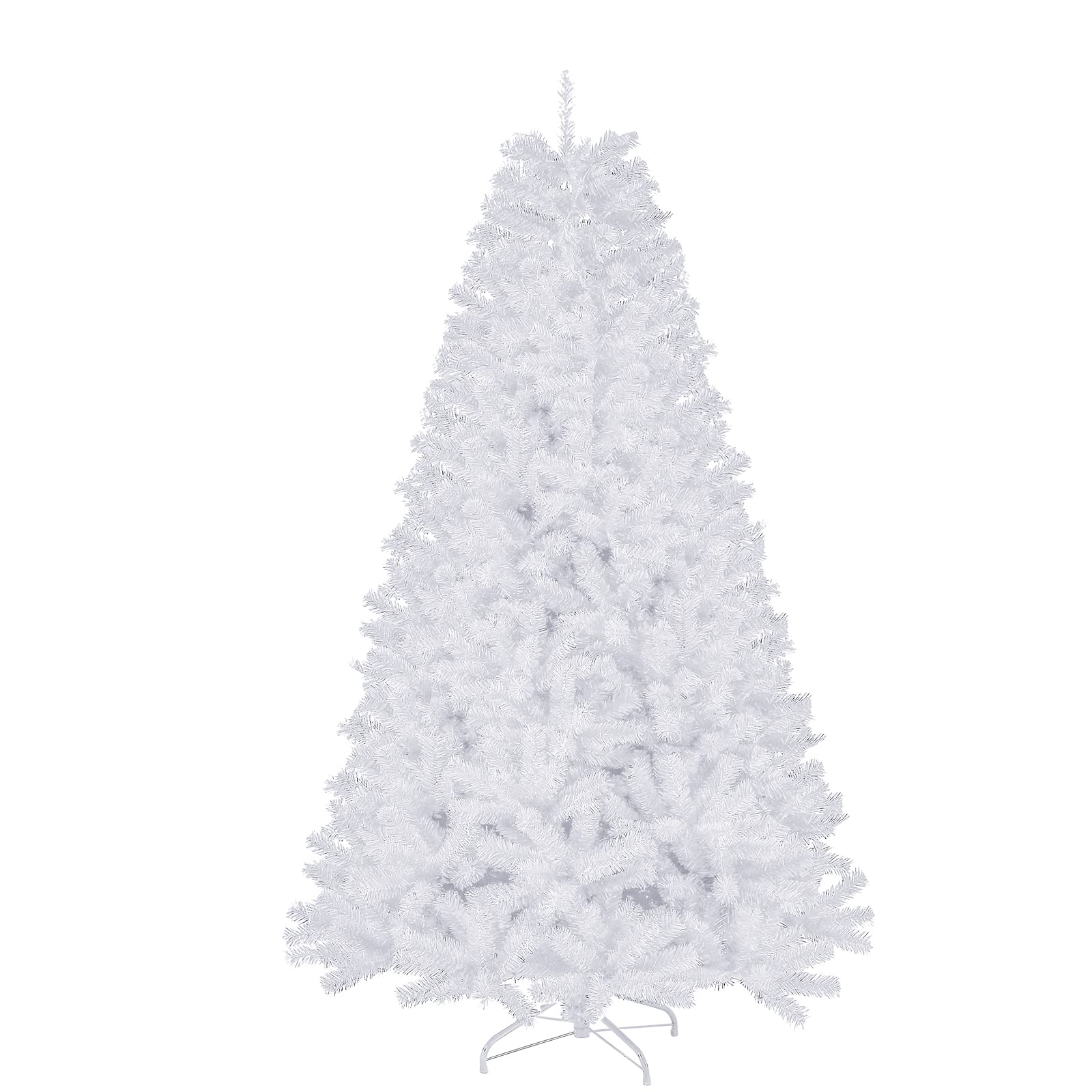6ft Premium White Christmas Tree 1150 Branch Tips White Xmas Trees ...