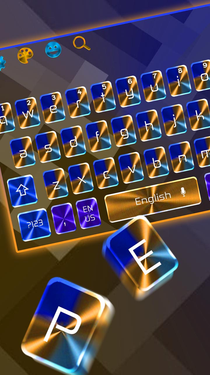 Colorful Metal Keyboard Theme - App on Amazon Appstore