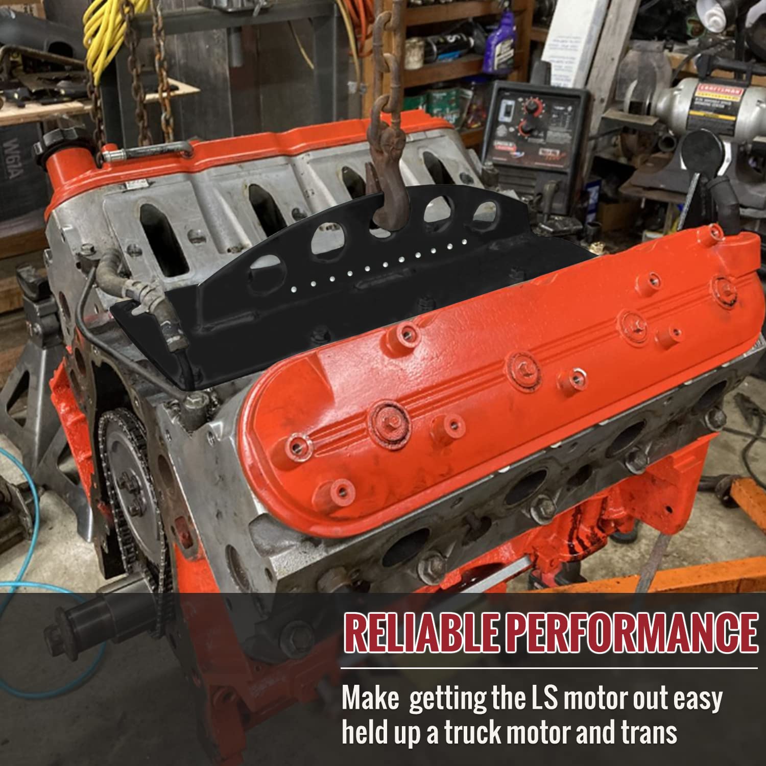 Bzsunway for LS Engine Lift Plate Compatible with LSX LS1 LS2 LS3 LQ4 6 ...