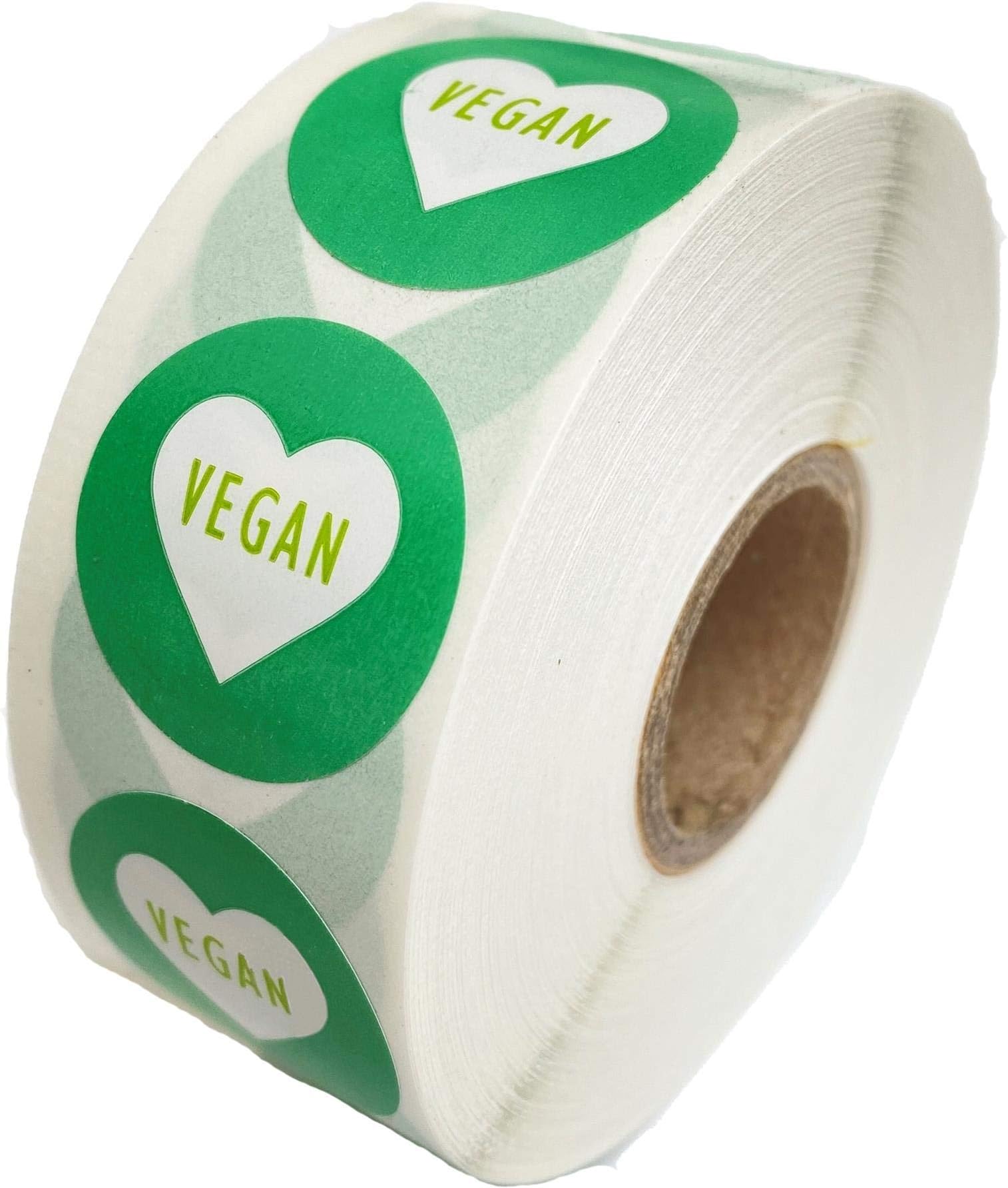 We Can Source It Ltd - Vegan Food Labels/Stickers - Roll of 1000 25mm ...