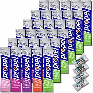 Amazon.com: Propel Powder Packets Variety Pack – 5 Top Flavors - 30 ...
