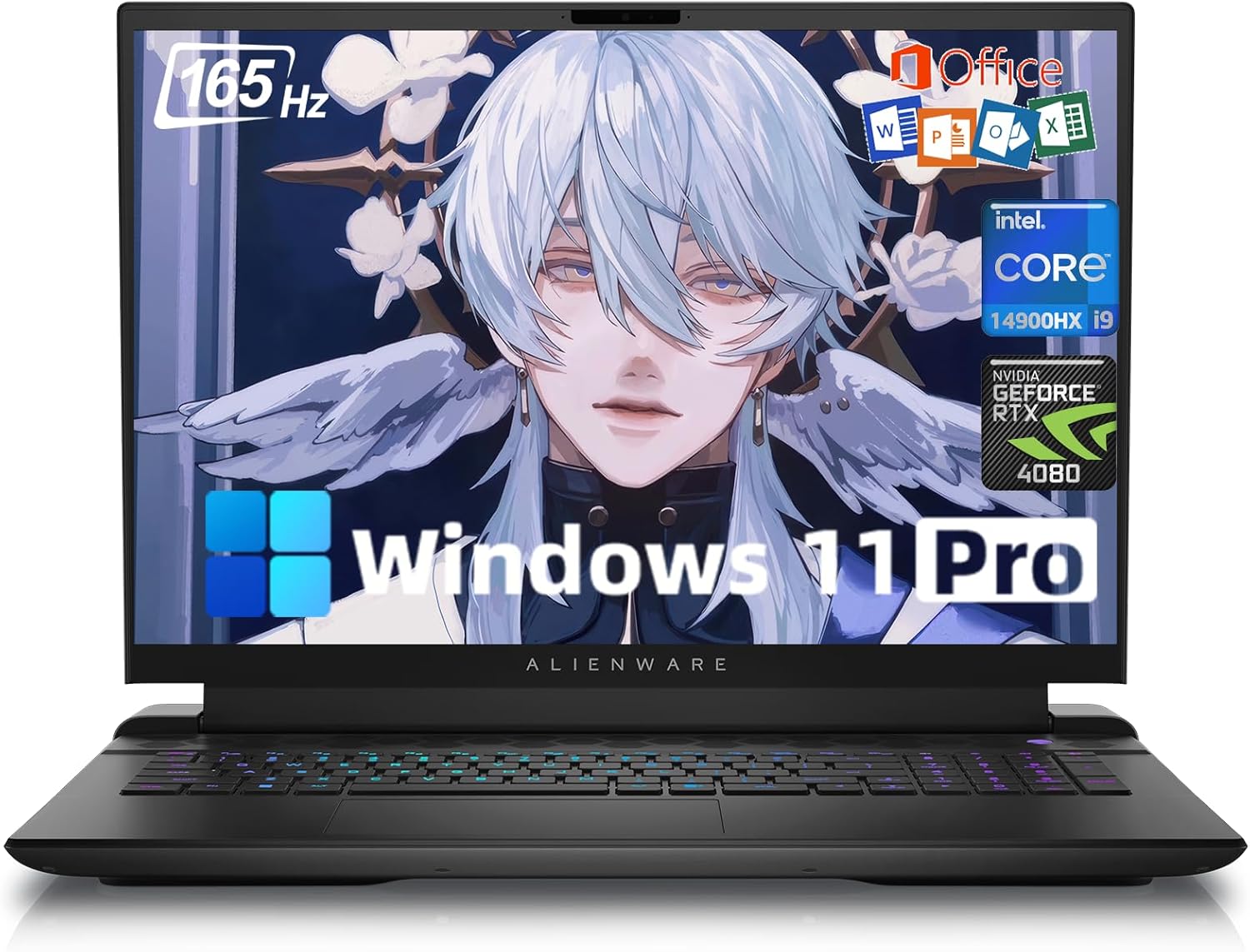 Dell Alienware M18 R2 Gaming Laptop, 18" QHD+ 165Hz, Intel i9 14900HX ...