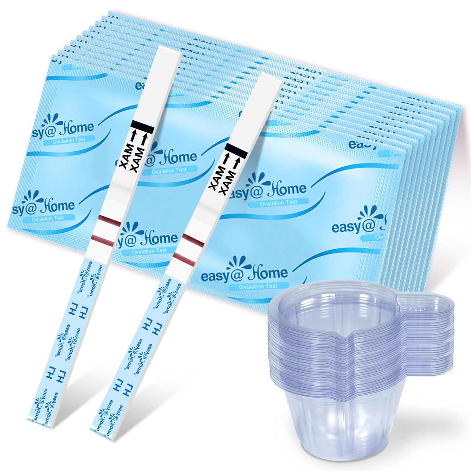 Amazon.com: Easy@Home Ovulation Test Strips: 50 Ovulation Predictor kit ...