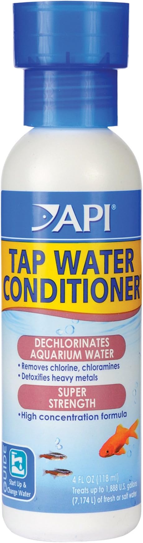 API TAP WATER CONDITIONER Aquarium Water Conditioner 118 ml Bottle ...