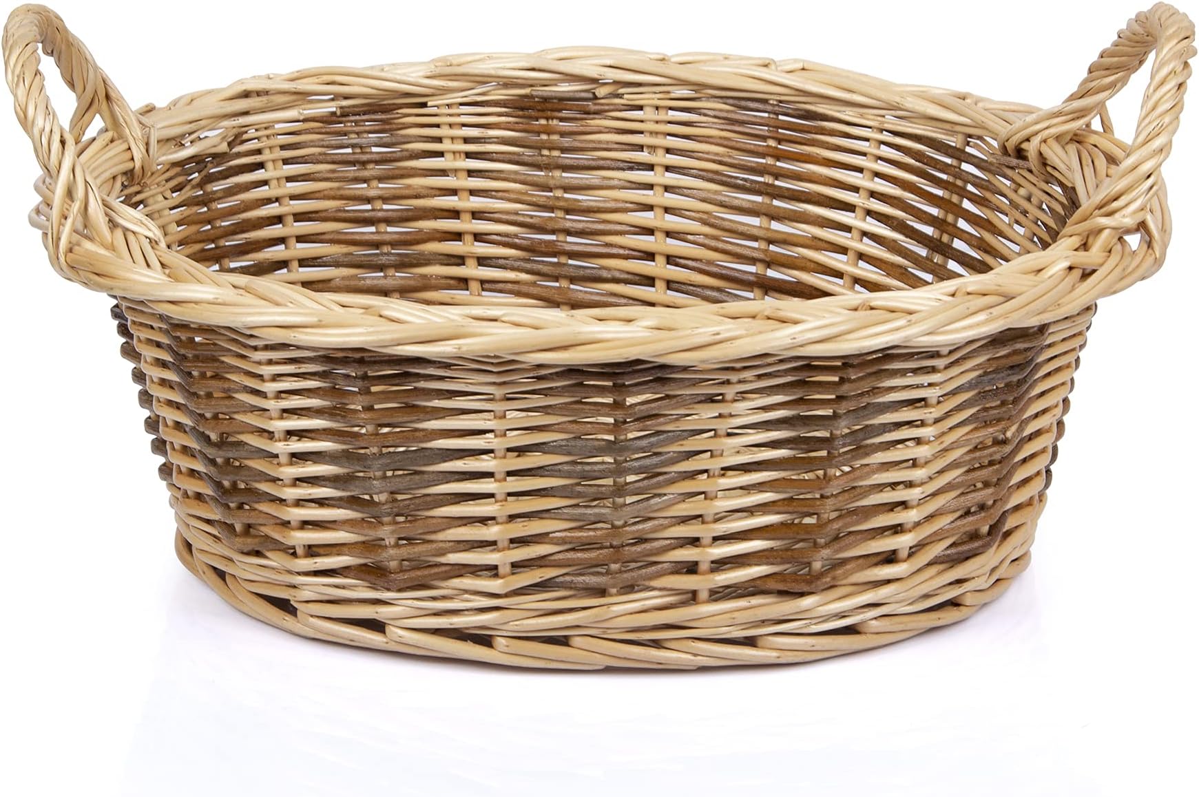 Amazon.com: Prosumers Choice Wicker Basket Set of 3 - Wooden Bamboo ...