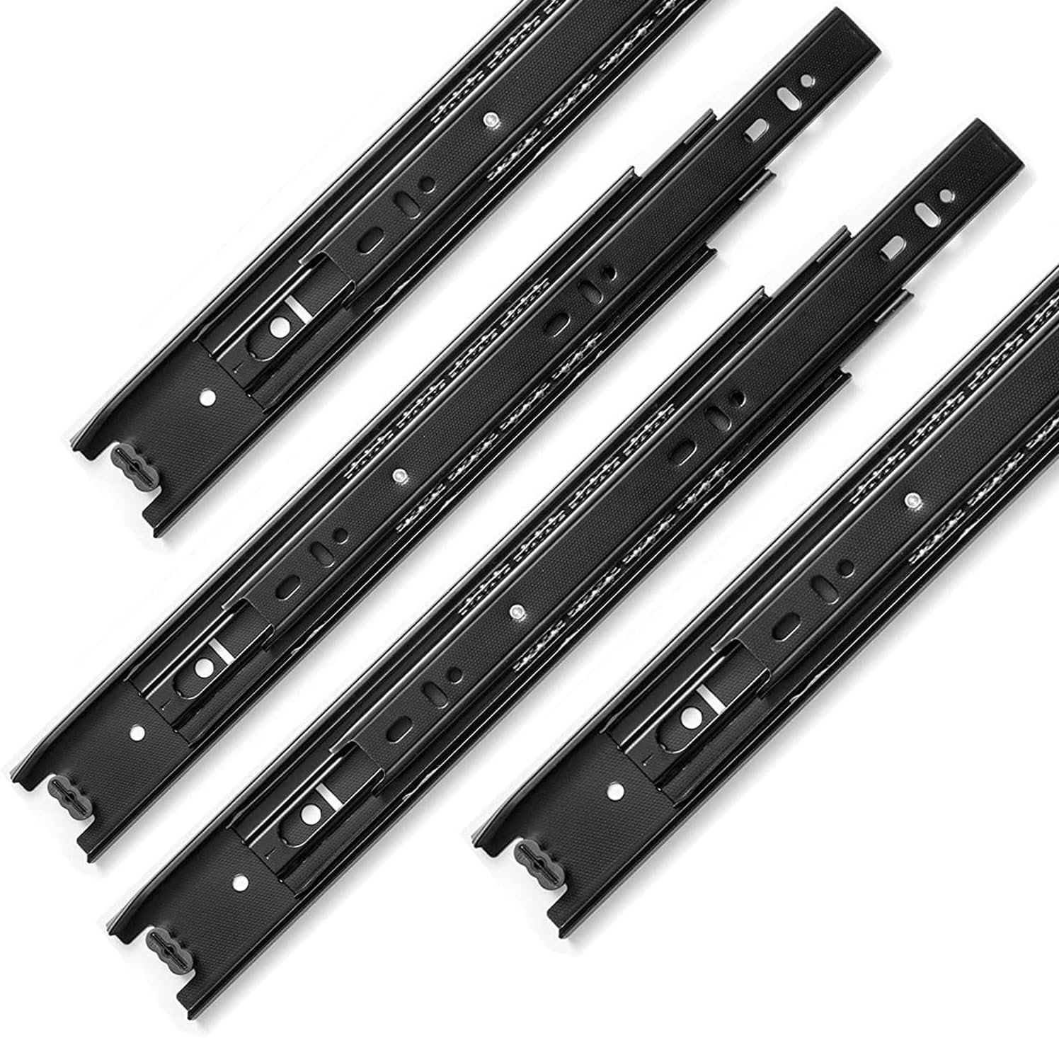 6PCS Drawer Glides 12 inch,Heavy Duty Full Extension Drawer Slides ...