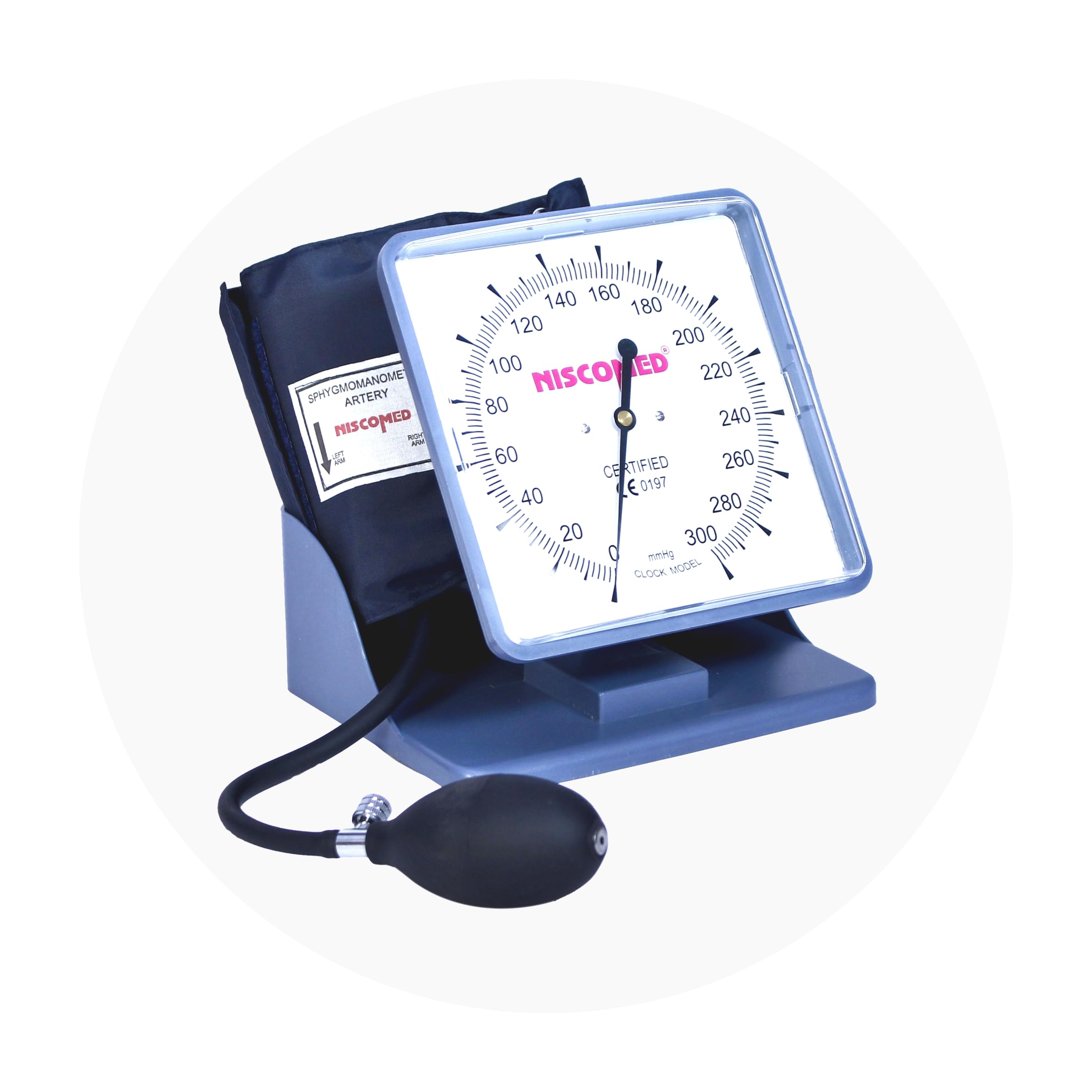 Niscomed PW-217 Sphygmomanometer Aneroid Type Manual Blood Pressure ...