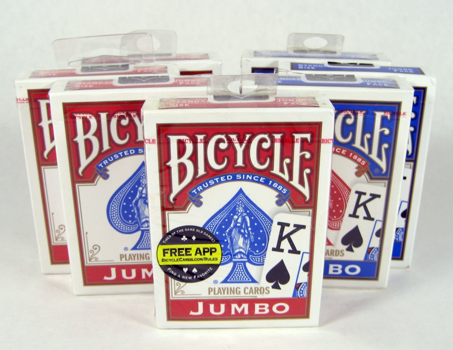 Snapklik.com : Bicycle Poker Size Jumbo Faces Standard Index Playing Cards