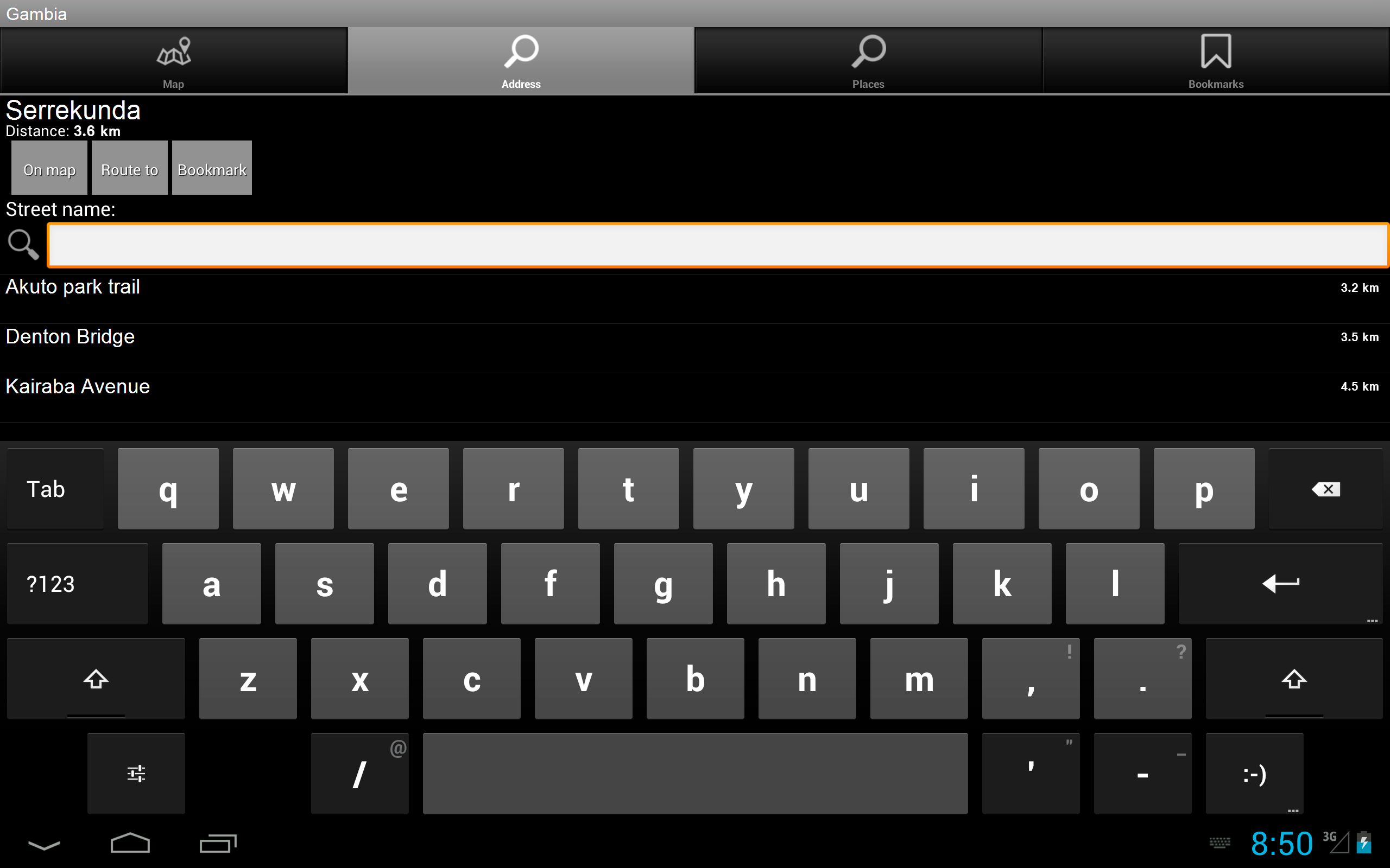 ガンビア オフライン地図: Mad Map-Amazonアプリストアのアプリ