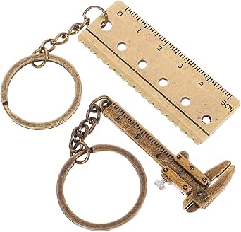 Amazon.com: TOVINANNA Mini Vernier Caliper Keychain Tool Set 2pcs ...