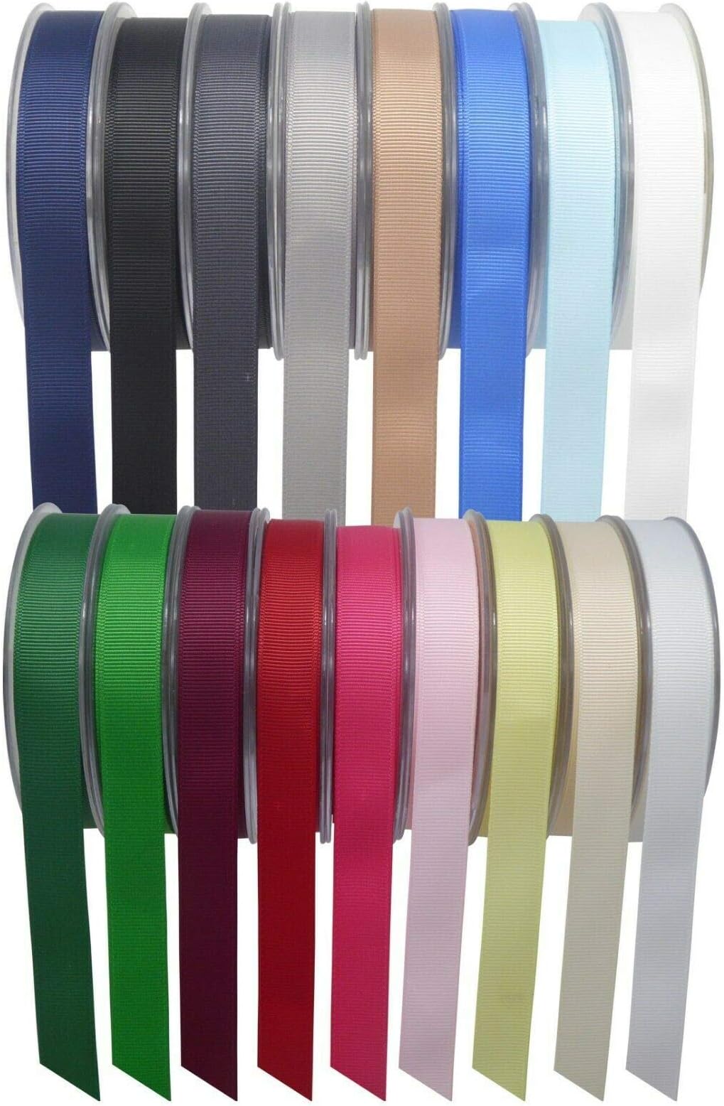 SR SUPER RIBBONS®™ Quality Reels Grosgrain Ribbon, 3mm 6mm 10mm 15mm ...