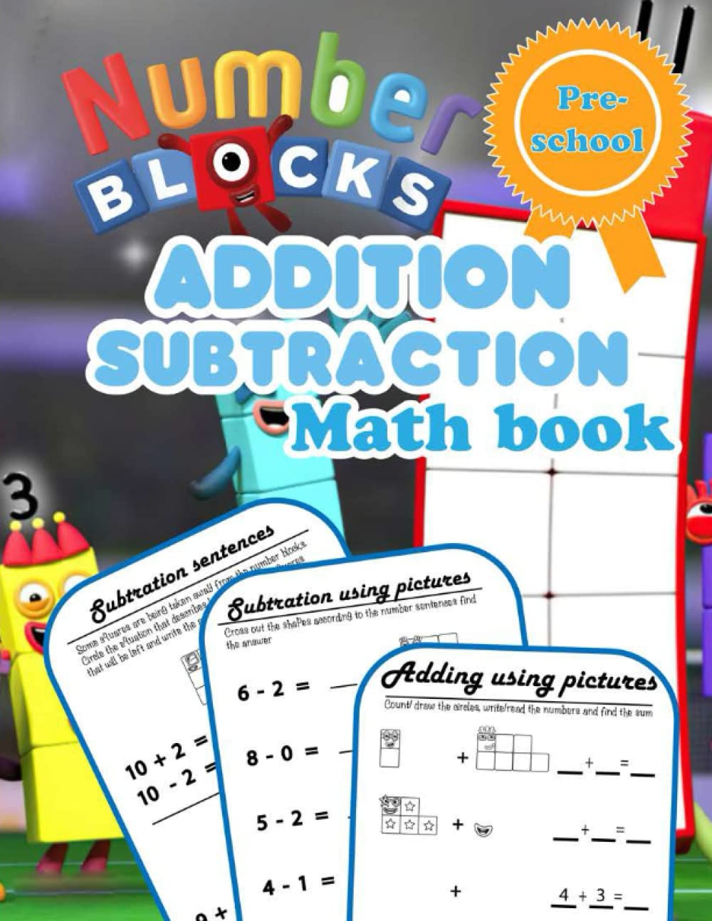 Buy Numberblocks Addition Subtraction Math Book: Numberblocks Activity ...