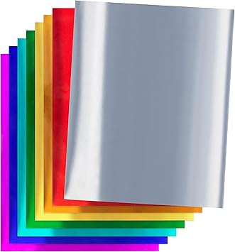 Amazon.com: Hygloss Metallic Foil Paper - 16 Sheets 8 Assorted Colors ...