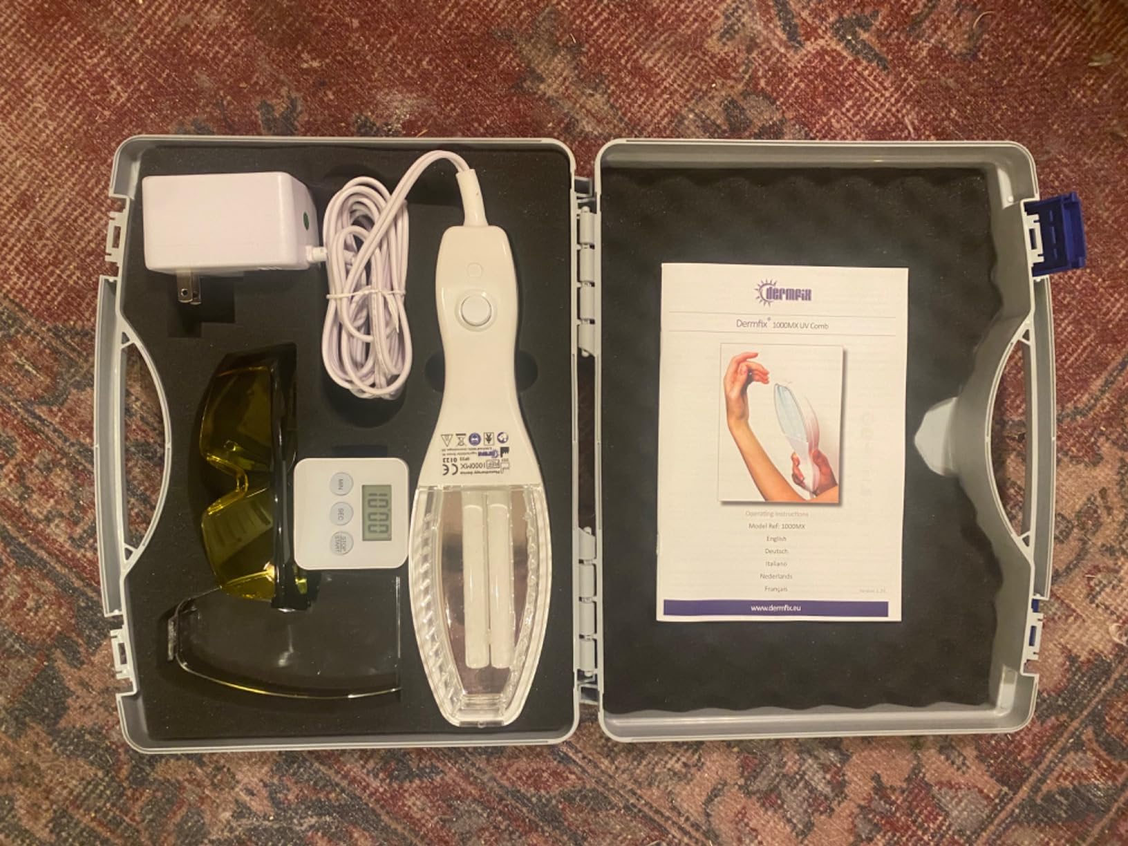 Dermfix 1000MX UV-B Lamp for Psoriasis, Vitiligo or Eczema : Amazon.ca ...