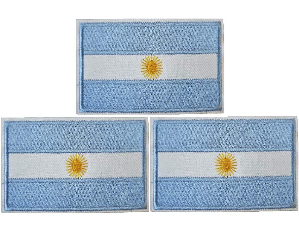 Buy JAVD 3Pack Argentina Patch Argentine s Patchs, Argentina Embroidery Patch with, for Hats ...
