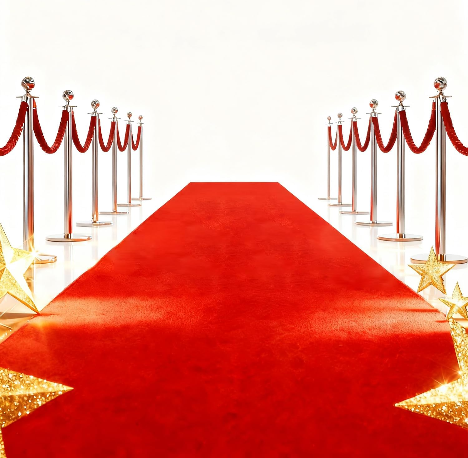 Red Carpet Non Slip Mat Aisle Runner with Rubber Backing, Runner Rugs ...