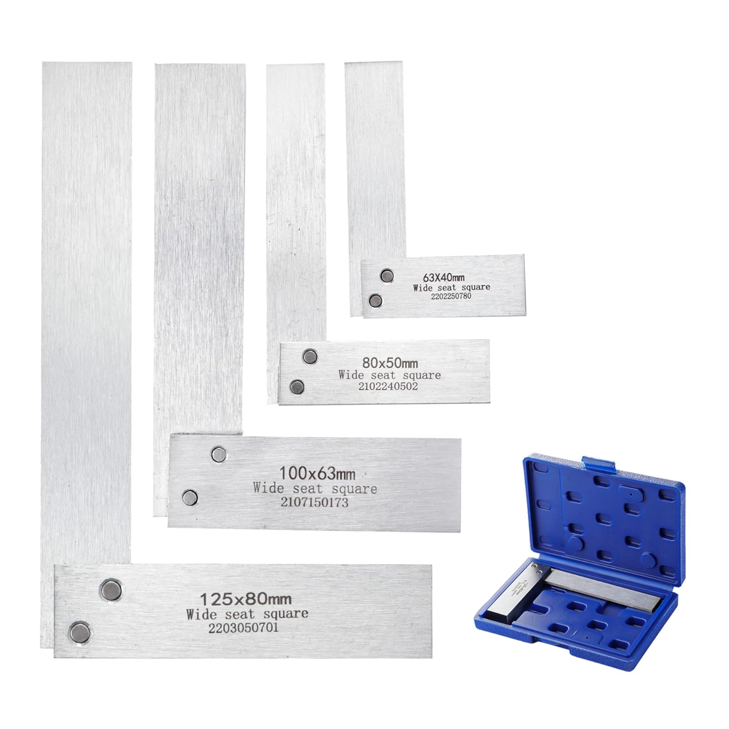 SWEWARM High Precision Machinist Squares Set (4PCs-2", 3", 4", 6 ...