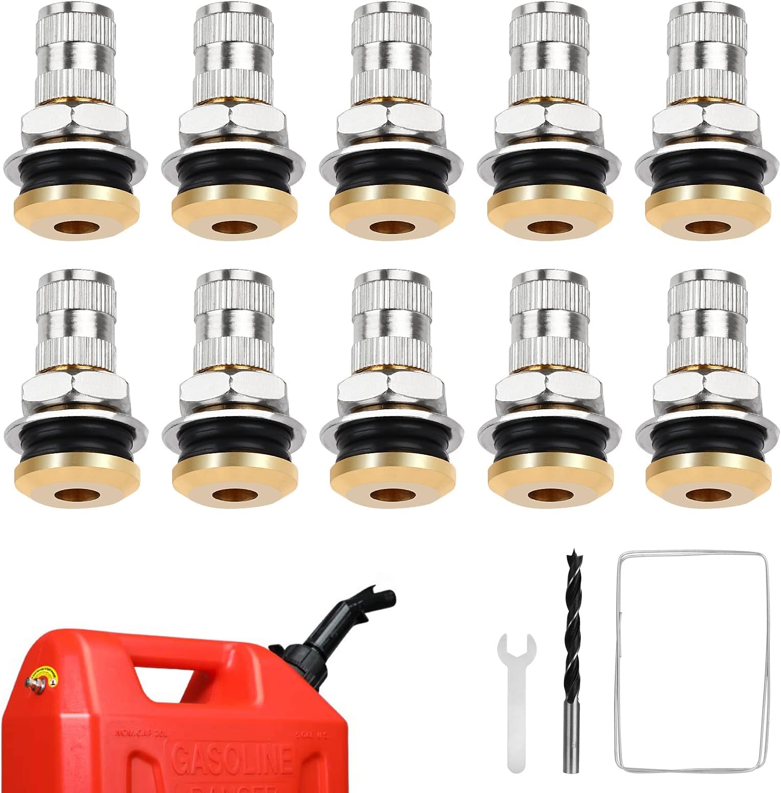 TaoTazon Gas Can Vent Caps - Metal Replacement Plug for Fuel Tanks ...