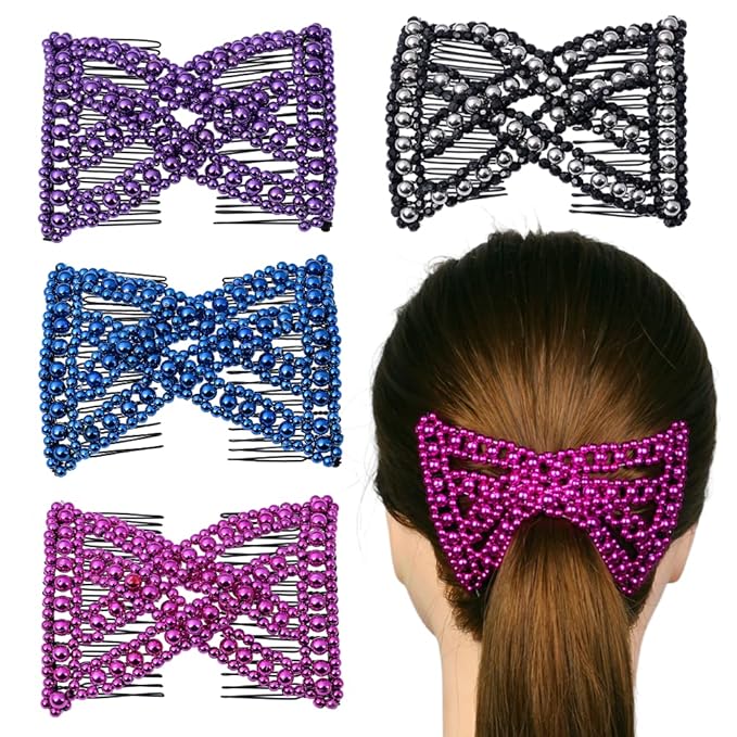 Amazon.com : Ruihfas Easy Stretchable Combs Double Slides Stretching ...