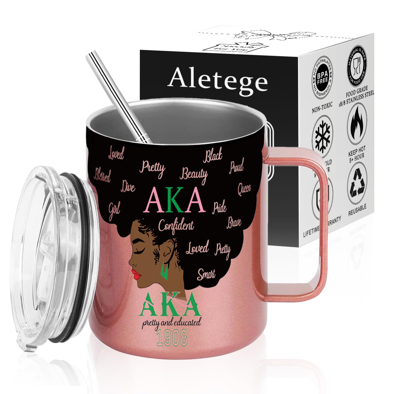Amazon.com: Aletege Aka Paraphernalia Sorority Gifts, Aka Sorority ...