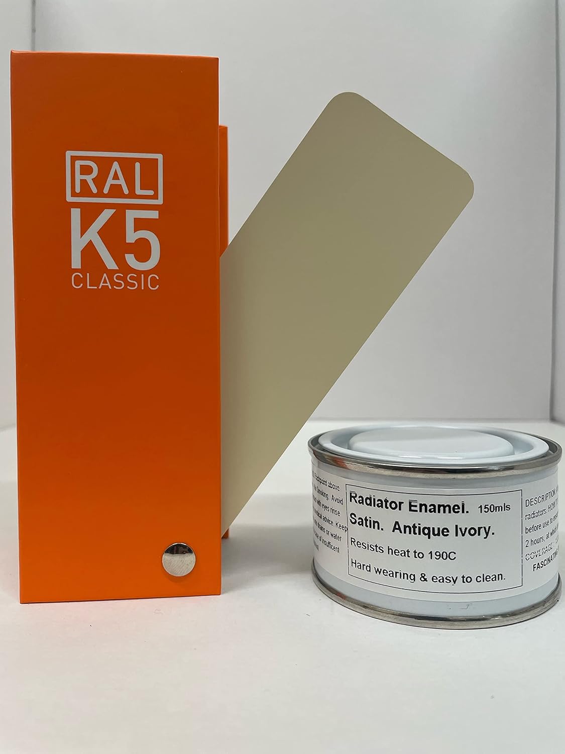 1 x 150ml Antique Ivory Heat Resistant Satin Radiator Paint (Cream ...