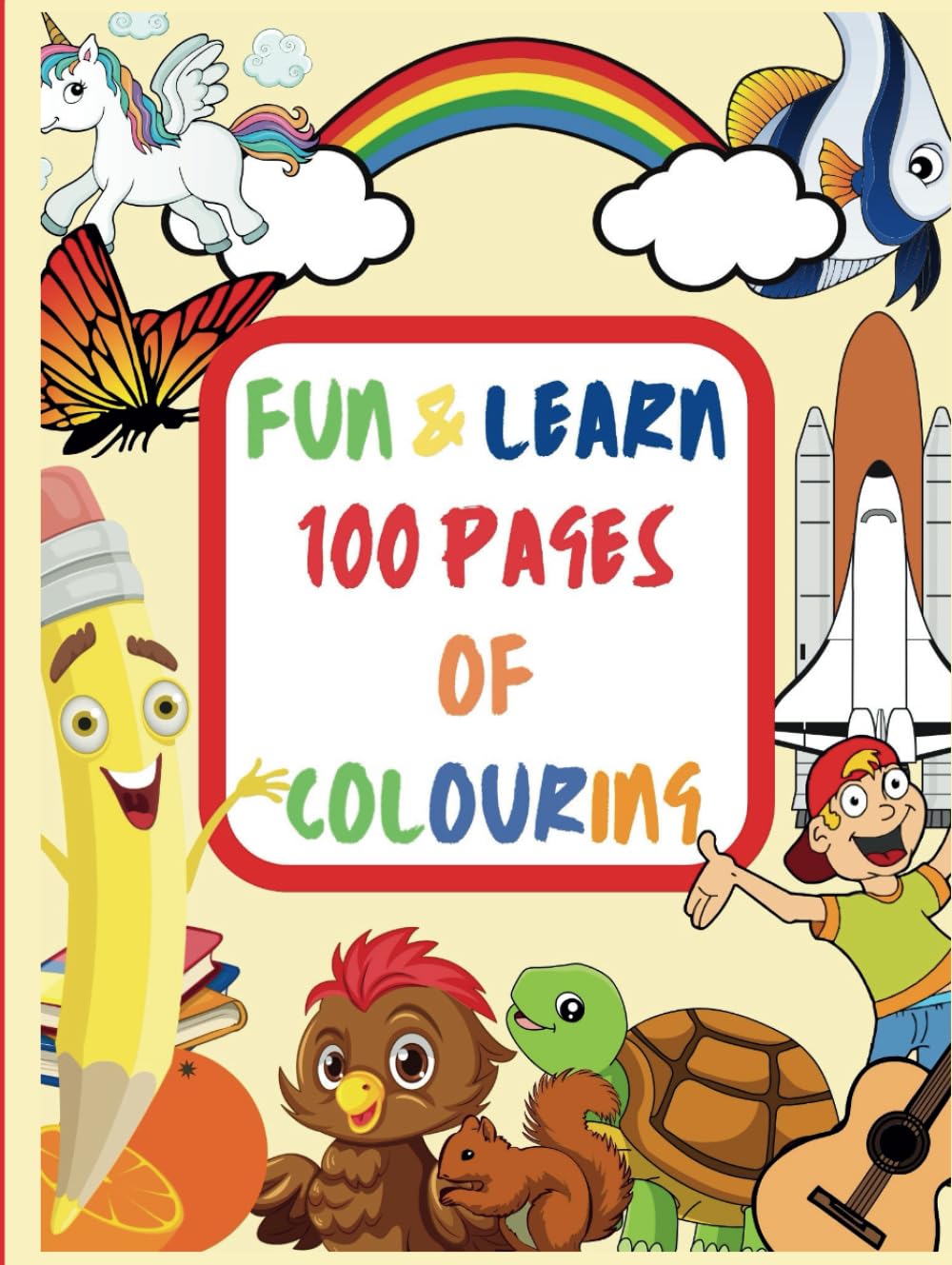 Coloring Book for Kids: 100 Fun Coloring Pages For Kids, Toddles ...