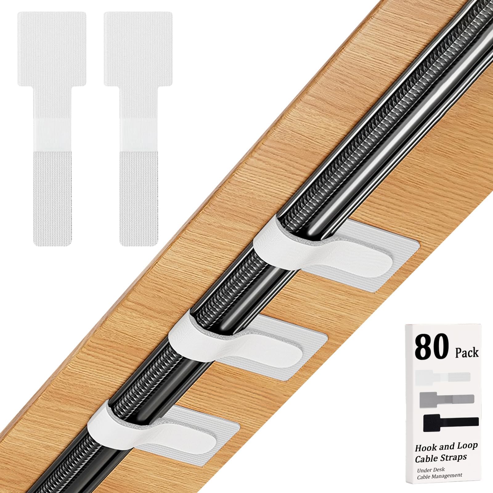 Amazon.com: Cable Management Under Desk Cord Organizer, Cable ...