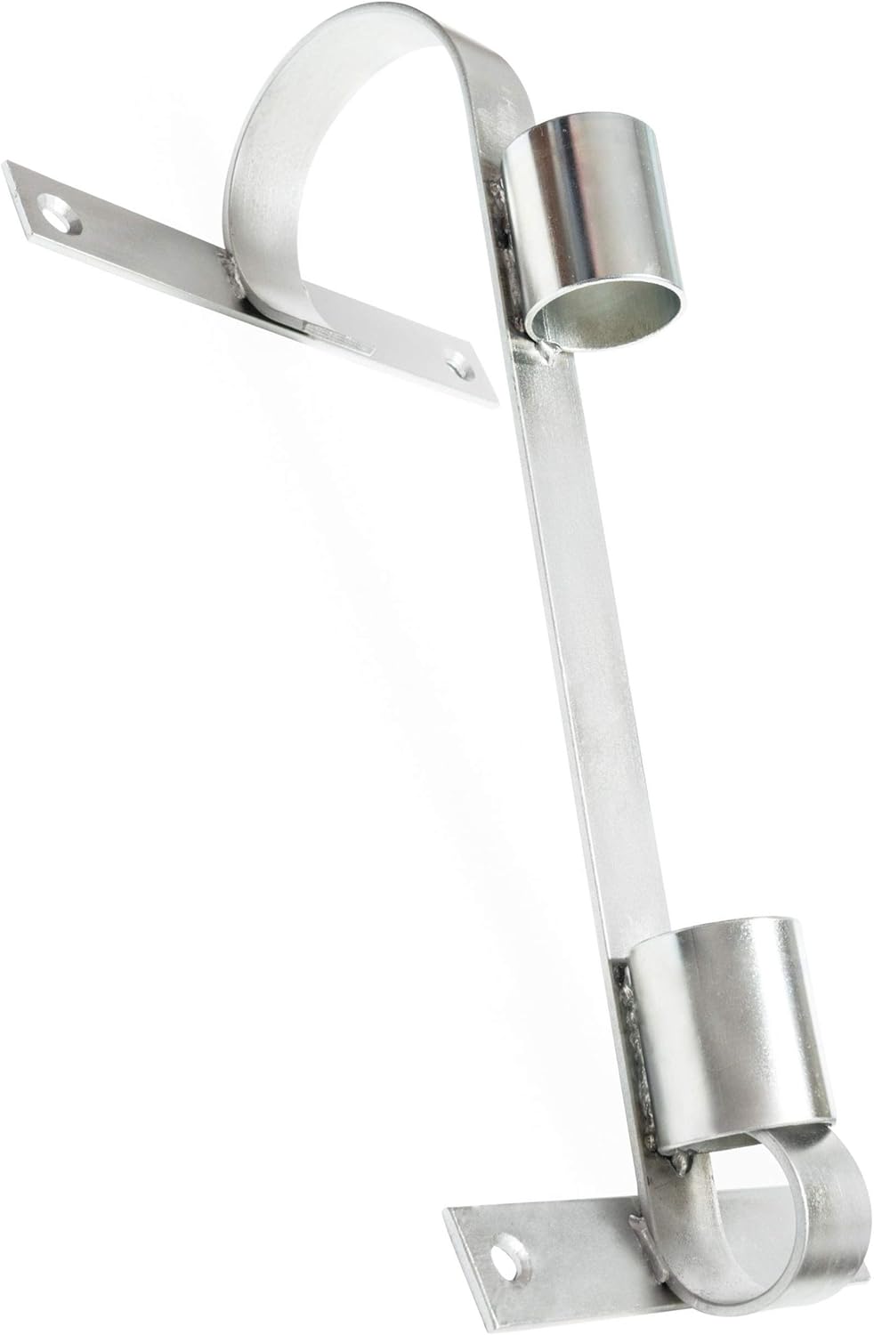 Flag Holder Flagpole Galvanized Metal Durable Silver Color For ...