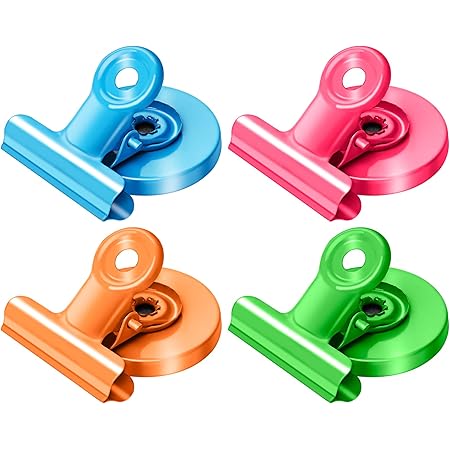 Artcut 4 Pack Magnetic Clips, Scratch-Resistant Fridge Magnets ...