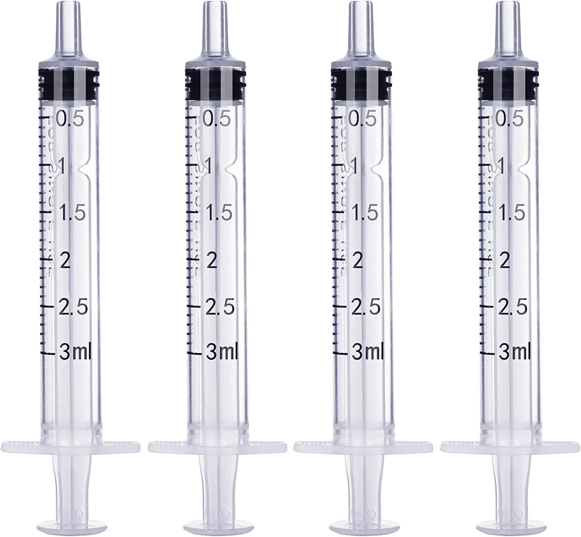 Amazon.com: 3cc 3ml Syringe Without Needle 100 Syringes Box Medint ...