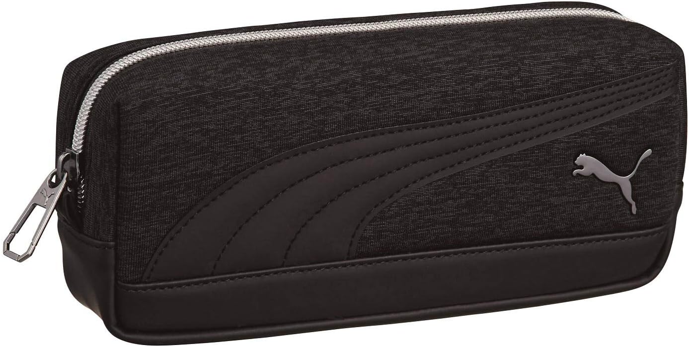Amazon.co.jp: Kutsuwa Puma Pencil Case, Heather Line Pen Case, Black ...